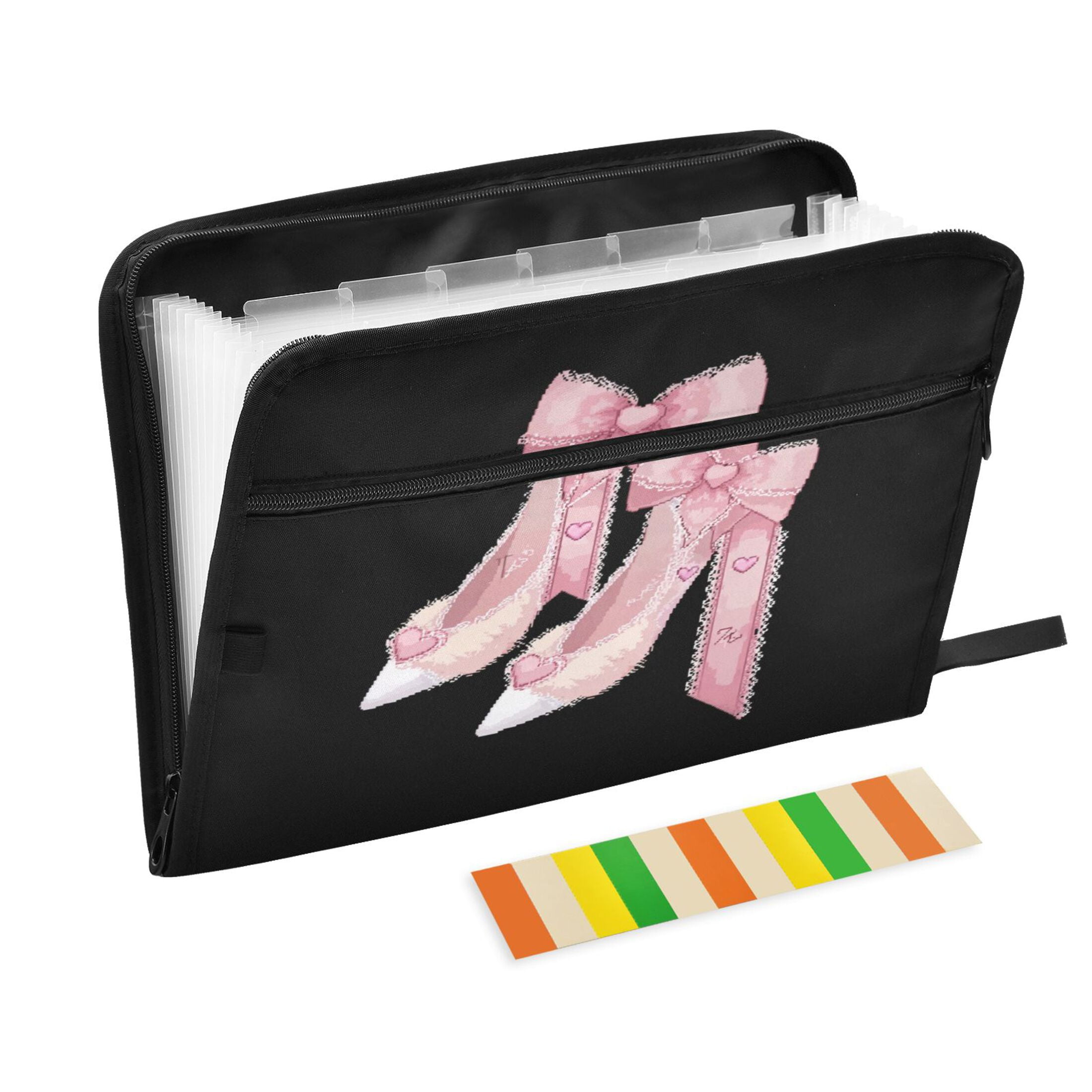 Expandable Folder with Colored Tabs, Desktop Folding Folder for ...