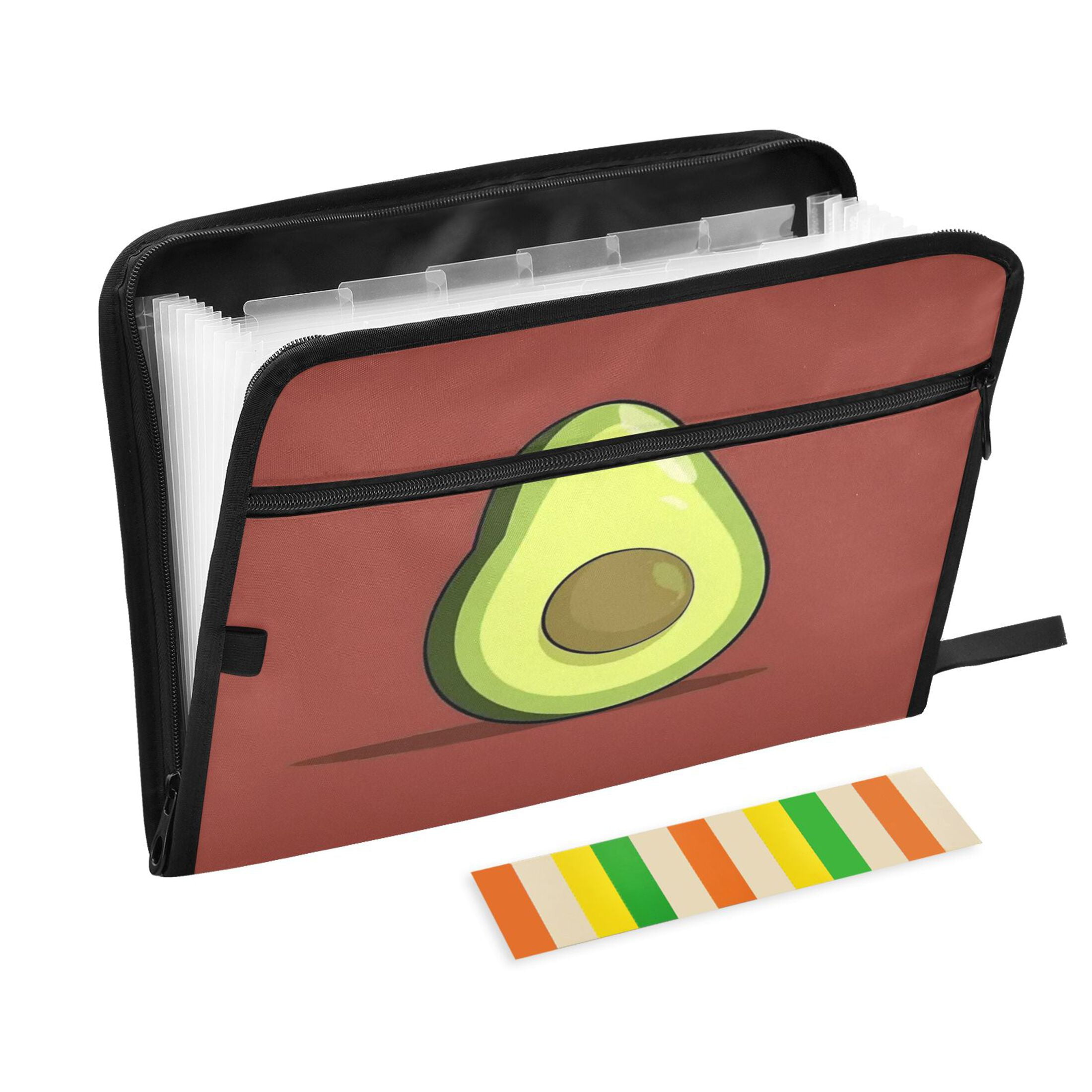Expandable Folder with Colored Tabs, Desktop Folding Folder for ...