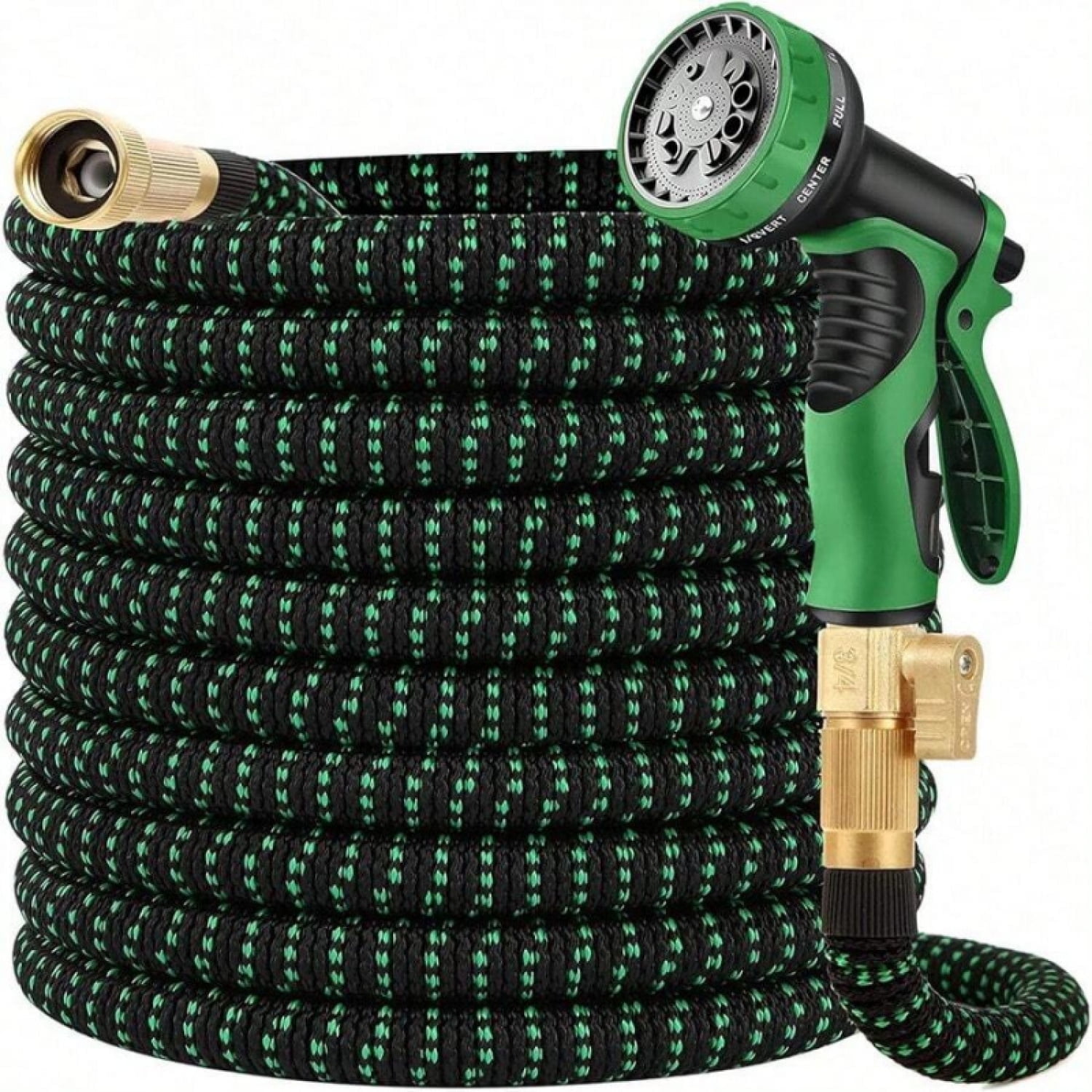 Expandable Garden Hose With 10 Function Nozzle Sprayer, Lightweight ...