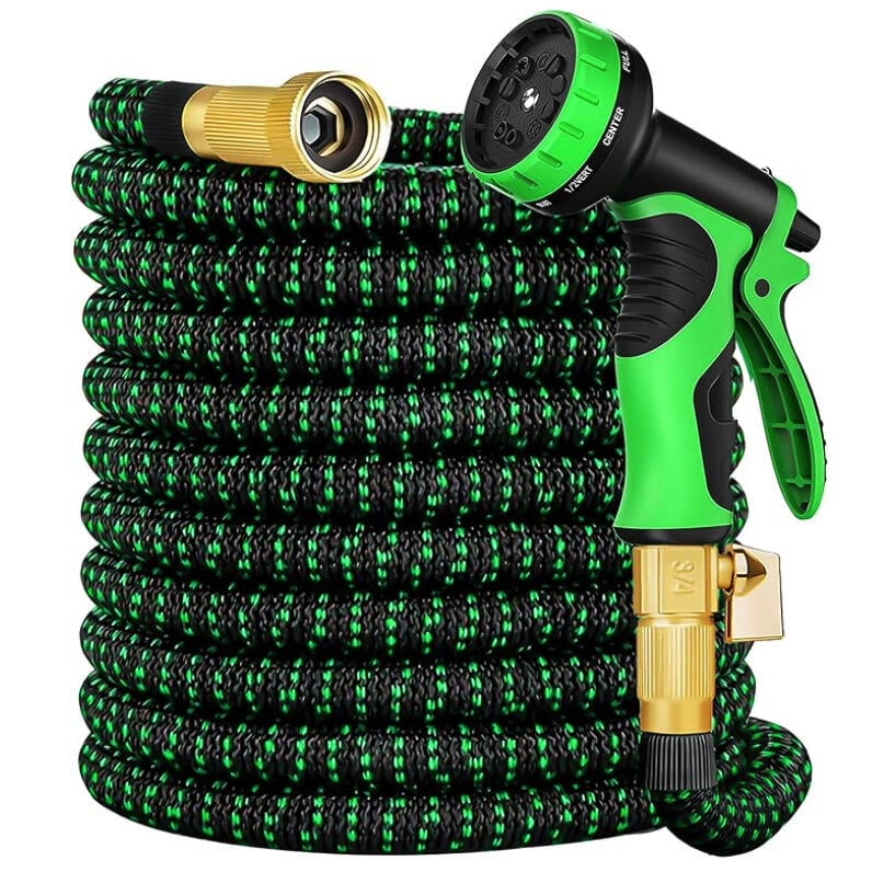 Expandable Garden Hose 25 ft - 2025 New Flexible Water Hose with 10 ...