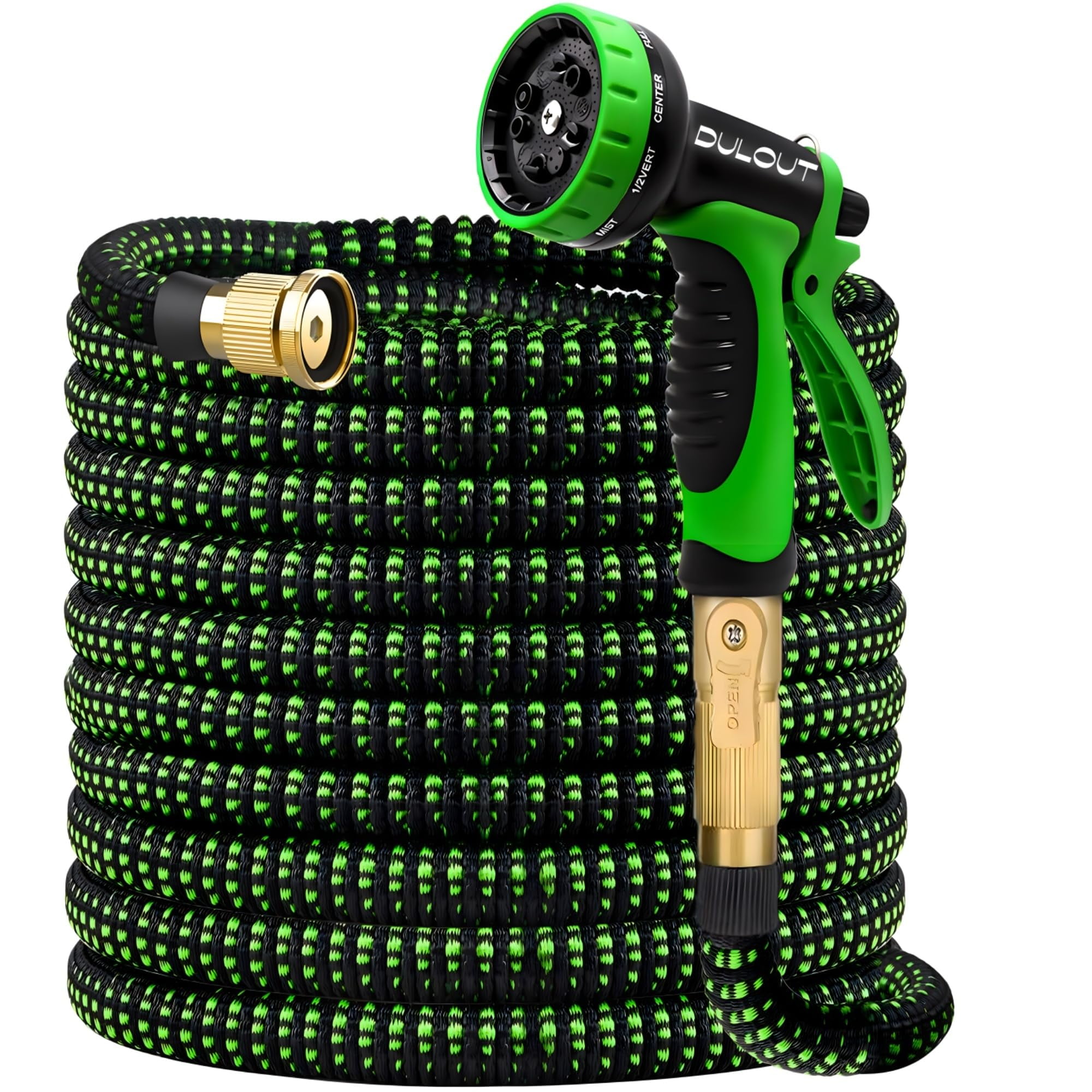 Expandable Garden Hose 50 ft with 10 Function Nozzle Sprayer ...