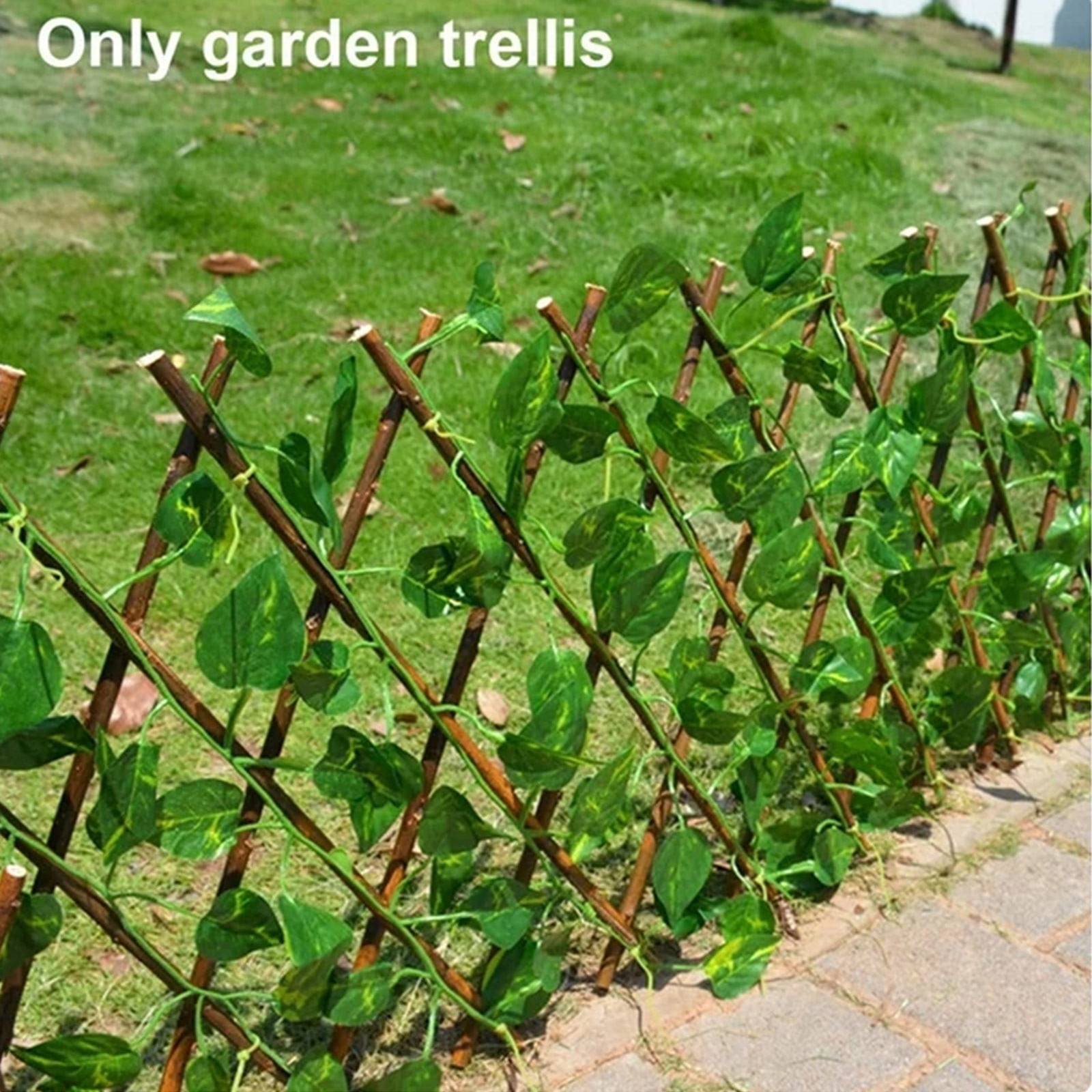 Expandable Garden Trellis, Wooden Lattice Wall Fence Trellis for ...