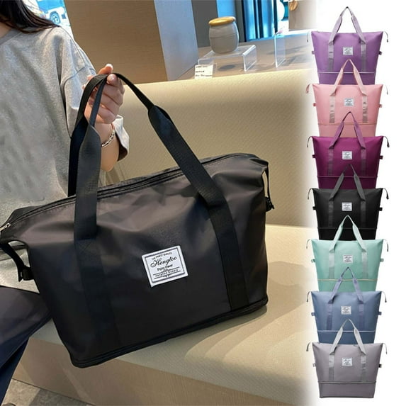 Expandable Gym Bags, Large Capacity Duffle Bags for Men and Women ...