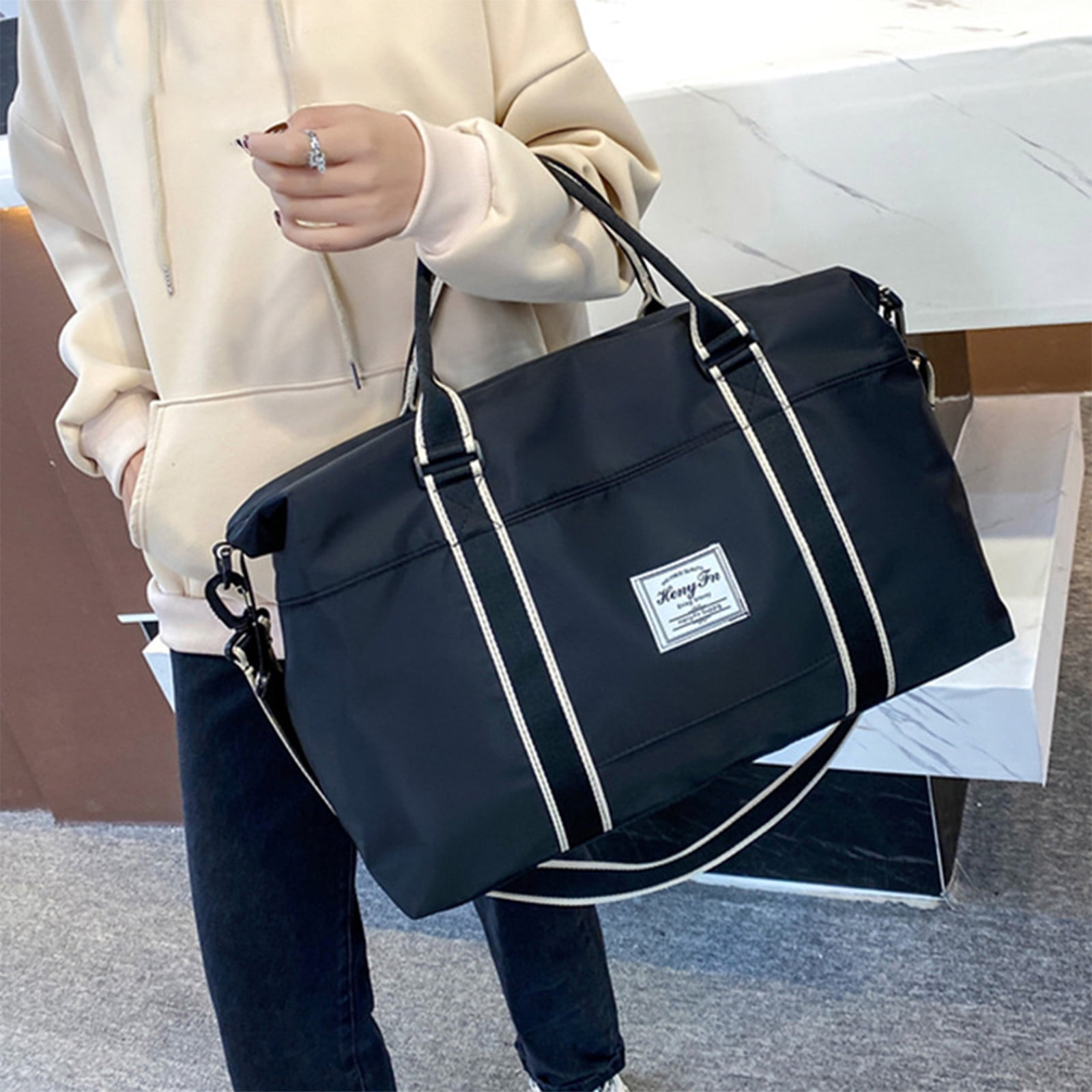 Expandable Gym Duffle Bag 26L Large Capacity Lightweight Sports Travel ...