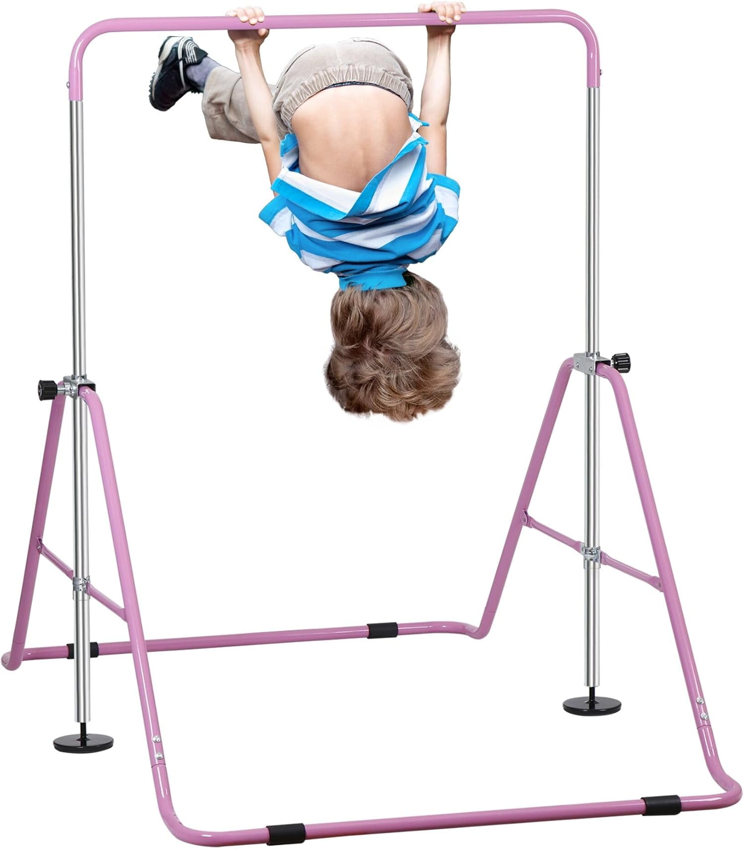 Expandable Gymnastics Bar for - 5 Adjustable Heights Gymnastic ...