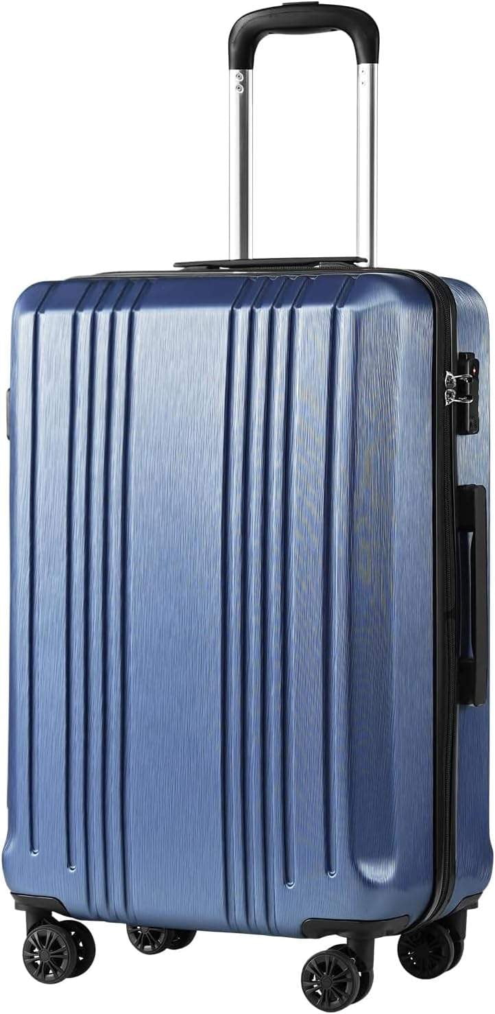 Expandable Hardshell Spinner Suitcase with TSA Lock, 28 Inch, Ice Blue ...