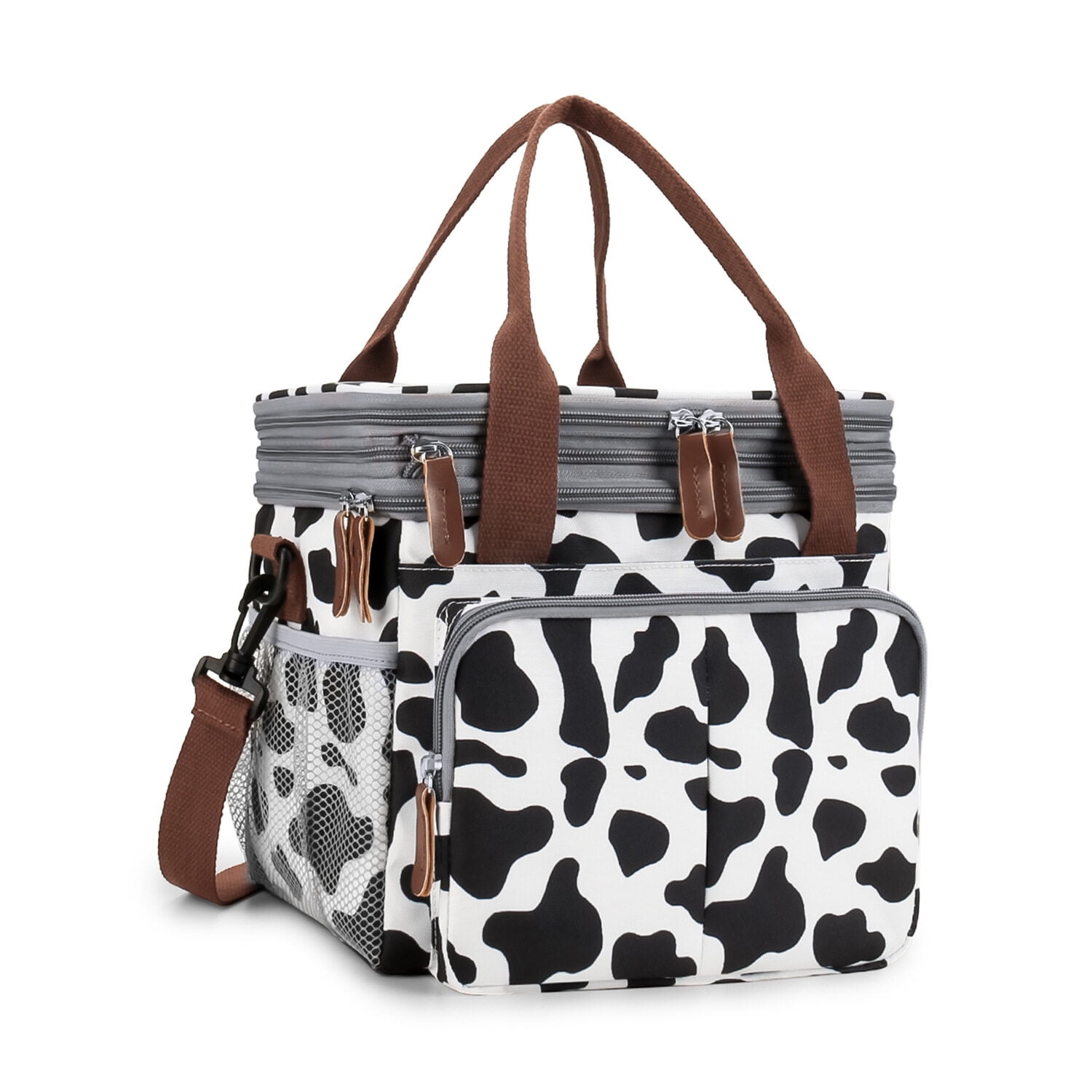 Expandable Insulated Large Lunch Box, Heavy Double Deck Heavy Duty ...