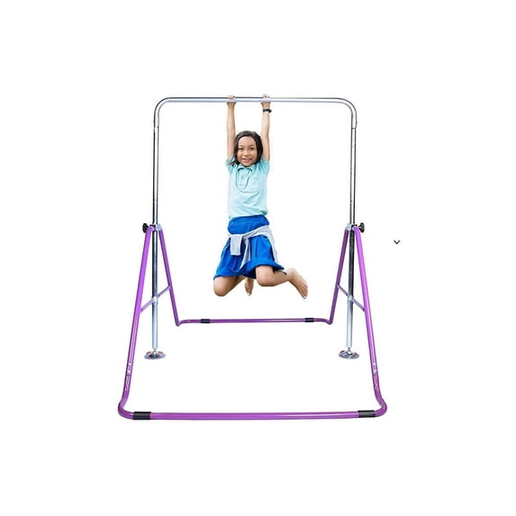 Expandable Kids Gymnastics Horizontal Bar Set - 3 in 1 Kip Training ...