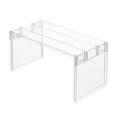 Expandable Kitchen Counter Top and Cabinet Organizer layered Shelf ...