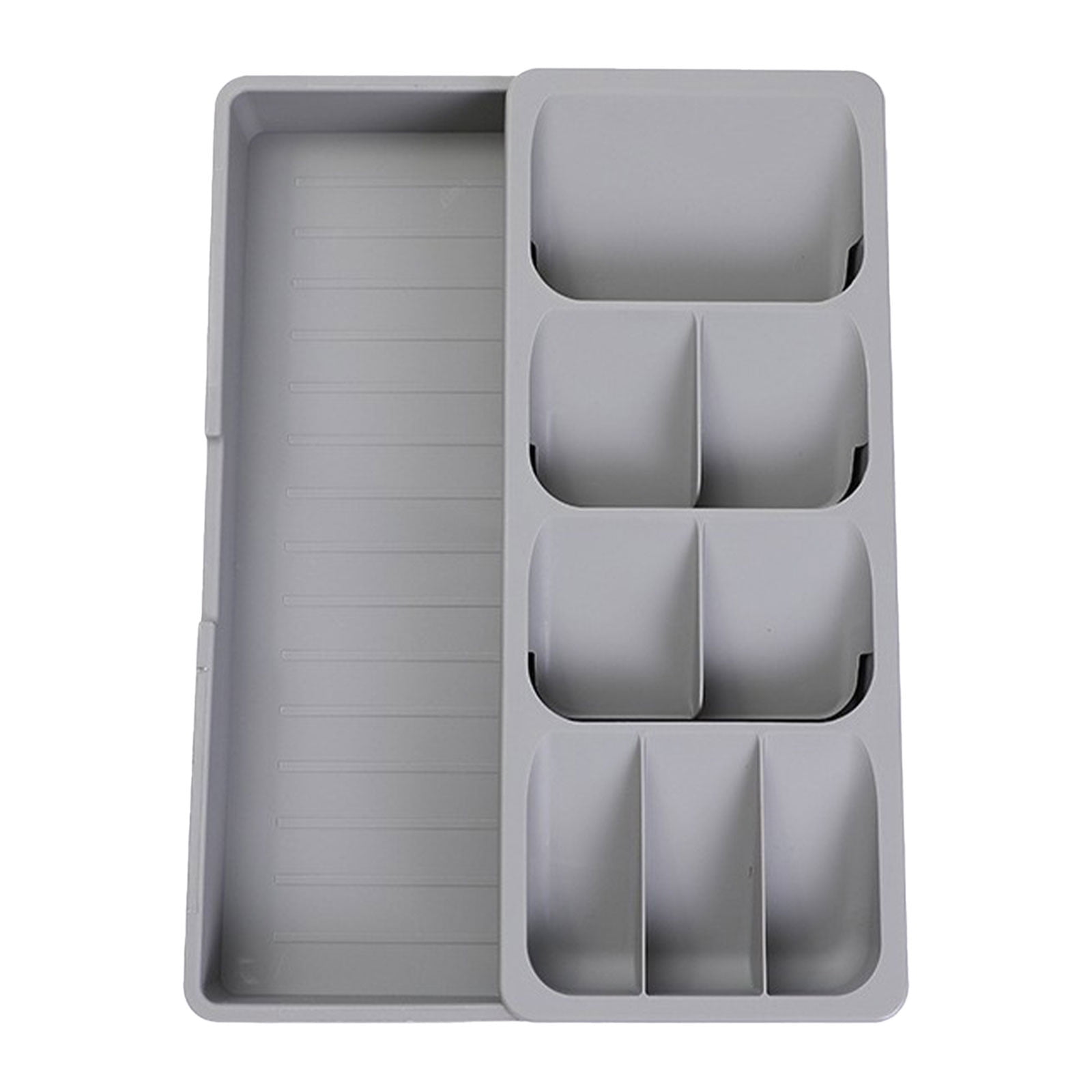 Expandable Kitchen Drawer Organizer Silverware Tray Utensil Divider For ...