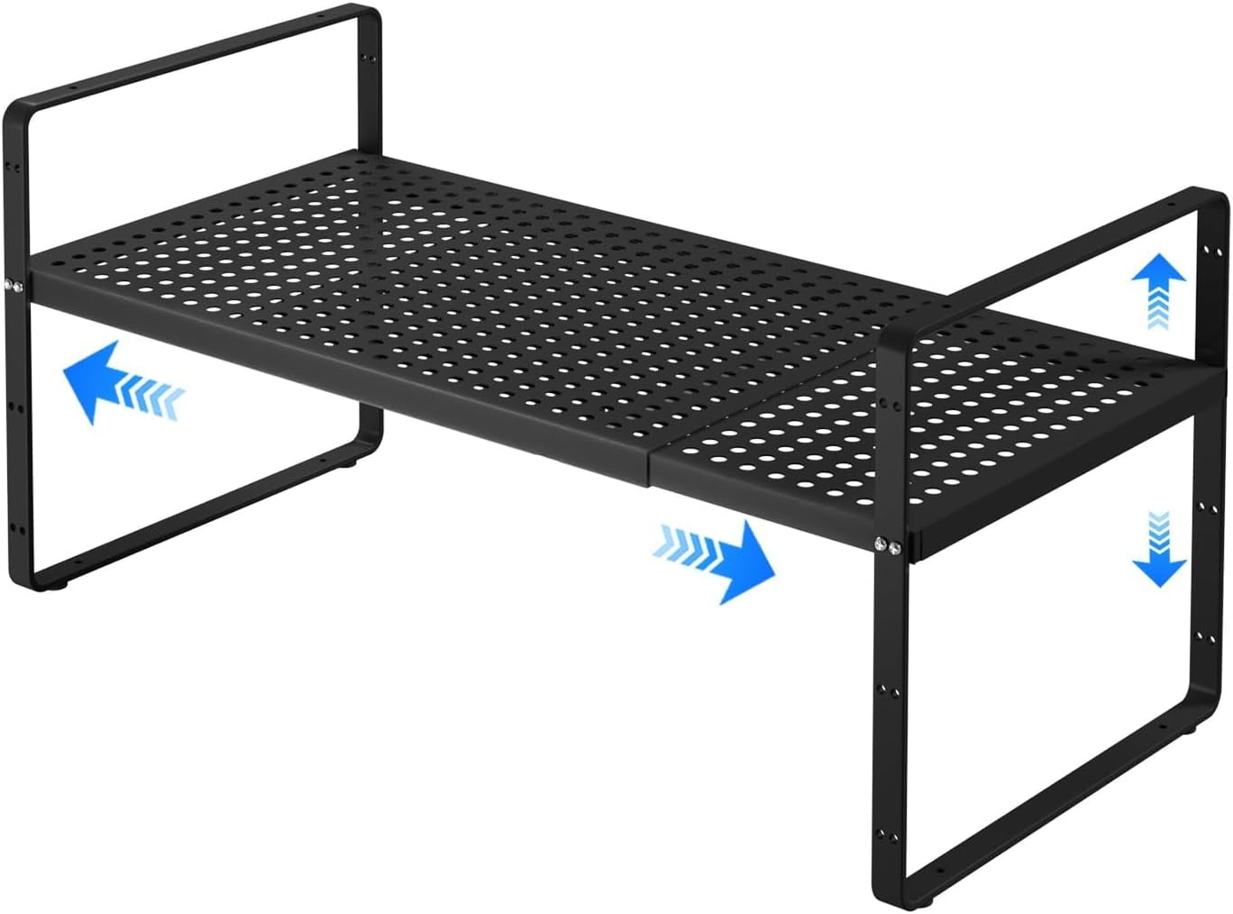 Expandable Kitchen Shelf Organizers, Kitchen Cabinet Organizer Stand ...