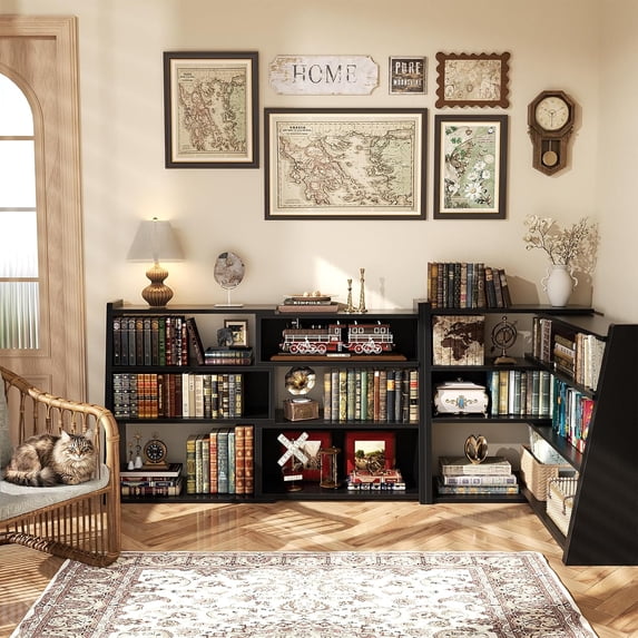 Expandable Ladder Bookshelf - 4 Tier Narrow Corner Shelf for Small ...