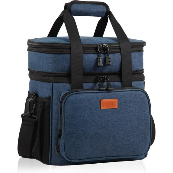 Expandable Large Lunch Box, Insulated Heavy Duty Lunch Bag Leakproof ...