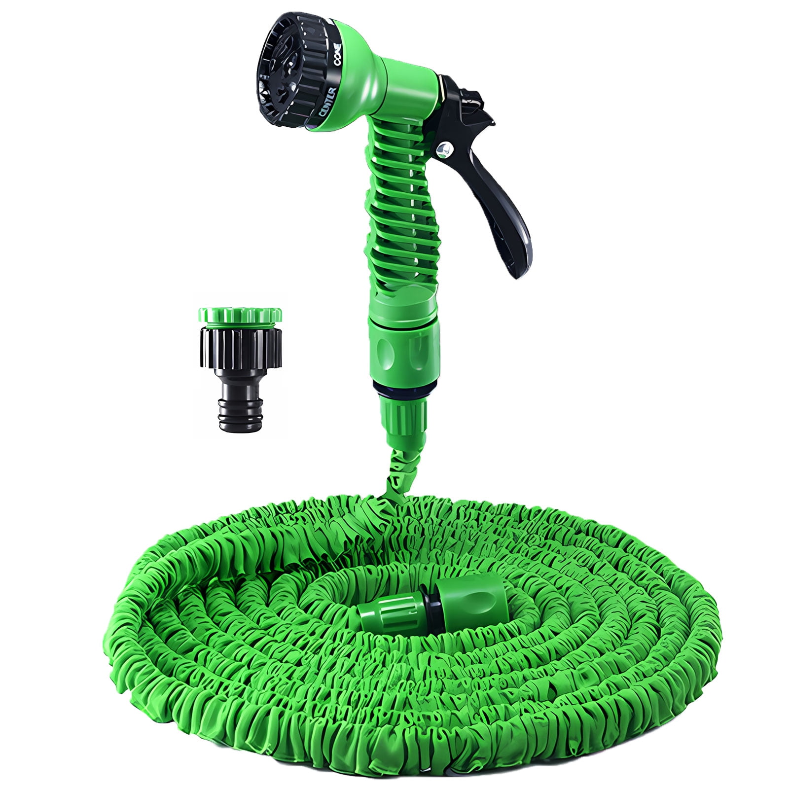 Expandable Magic Garden Hose 150FT , with 7 Function Spray Nozzle Fits ...