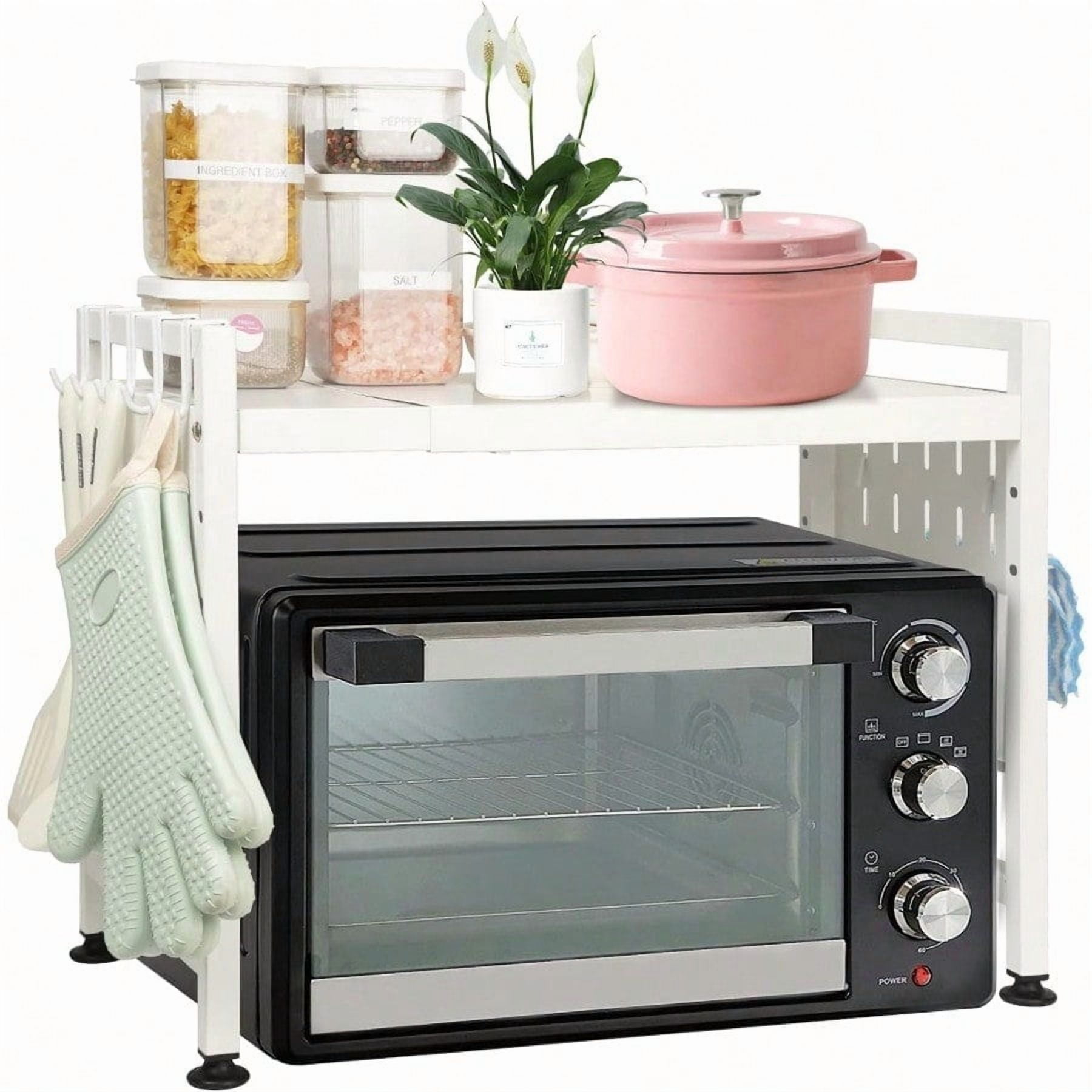 Expandable Microwave Stand Countertop Heavy Duty Over Microwave Shelf ...
