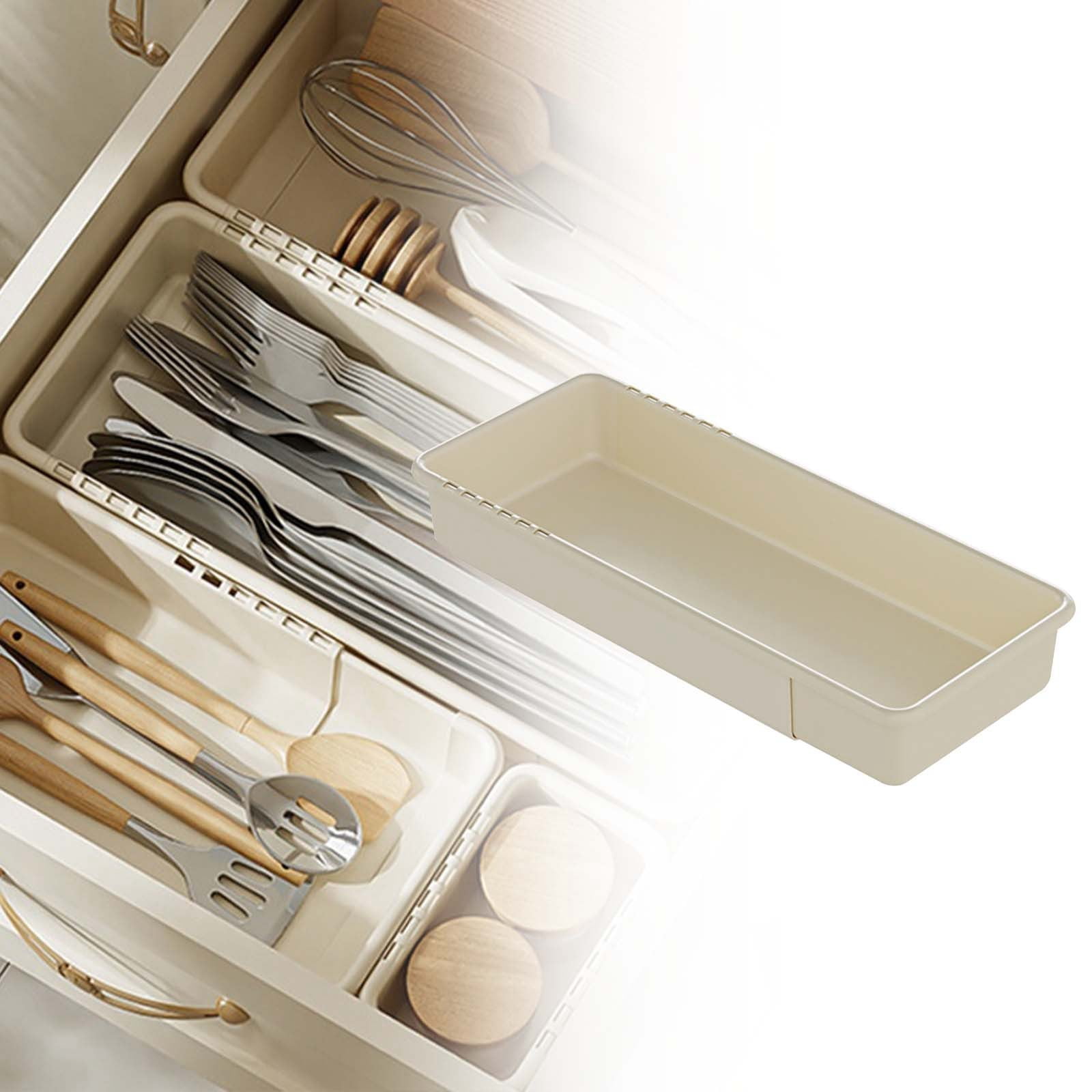 Expandable Organizing Storage for Kitchen Utensils and Drawer Organizer ...