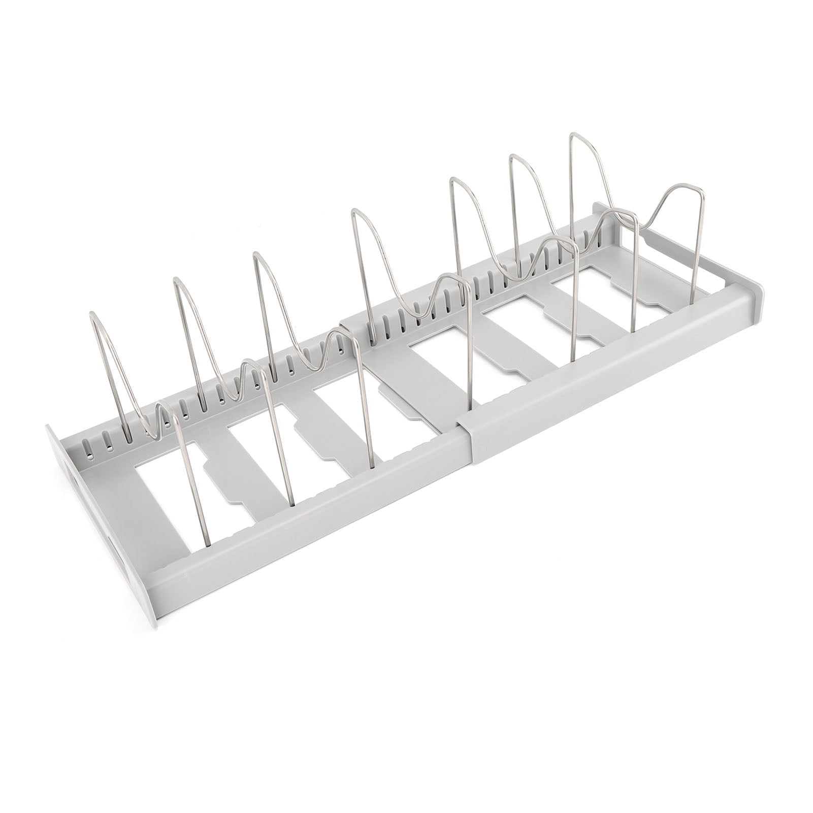 Expandable Pan Organizer for Cabinet, Pots and Pans Organizer Rack ...