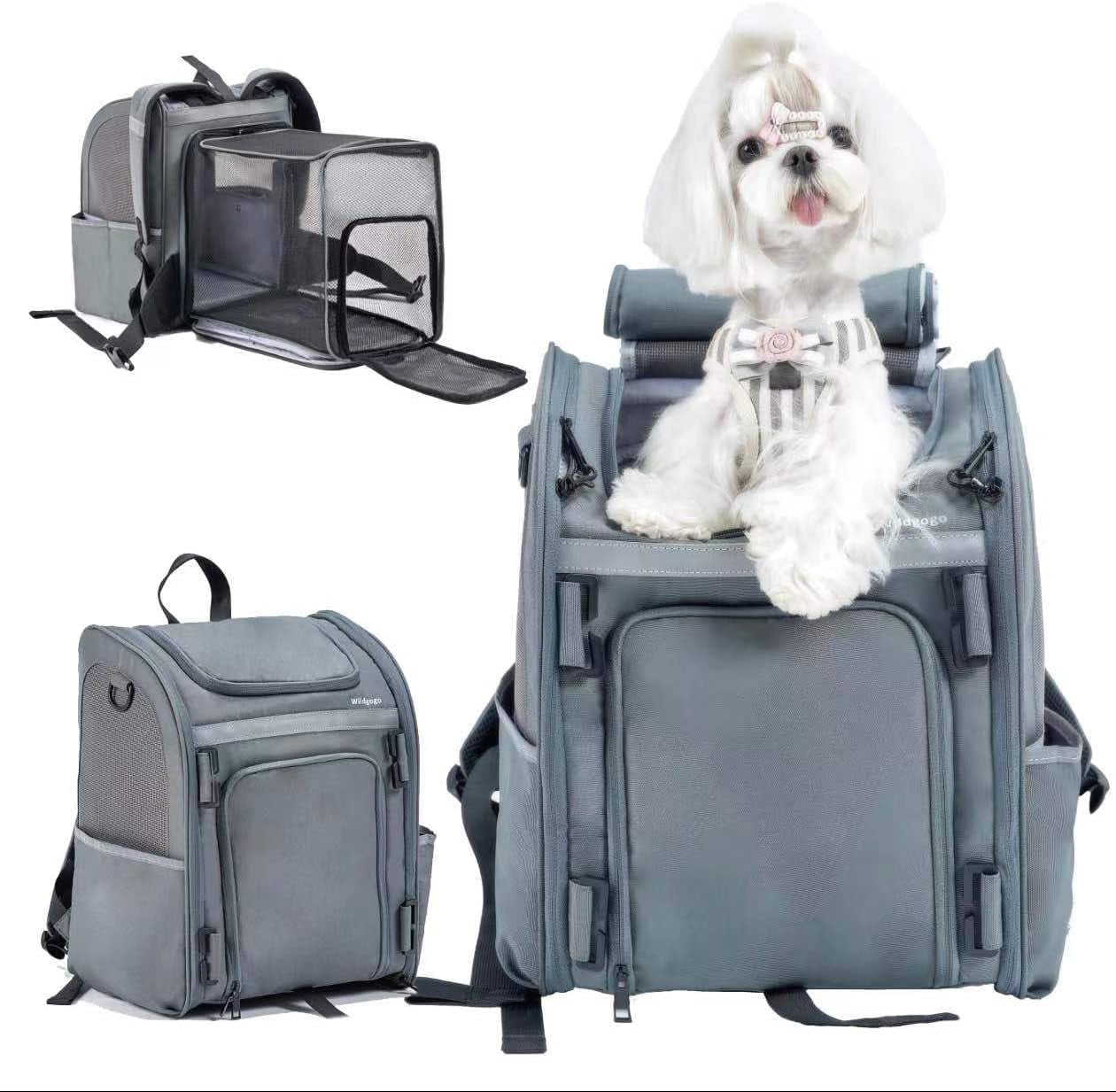Expandable Pet Carrier, Airline-Approved Foldable and Detachable ...