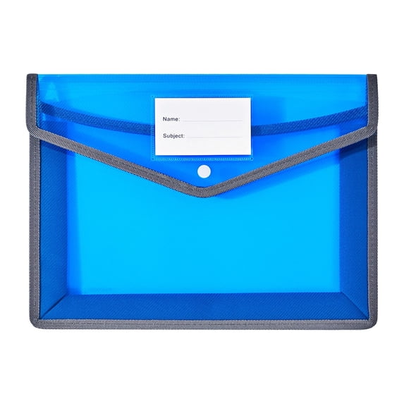 Expandable Plastic File Folder, Document Organizer with Label Area ...