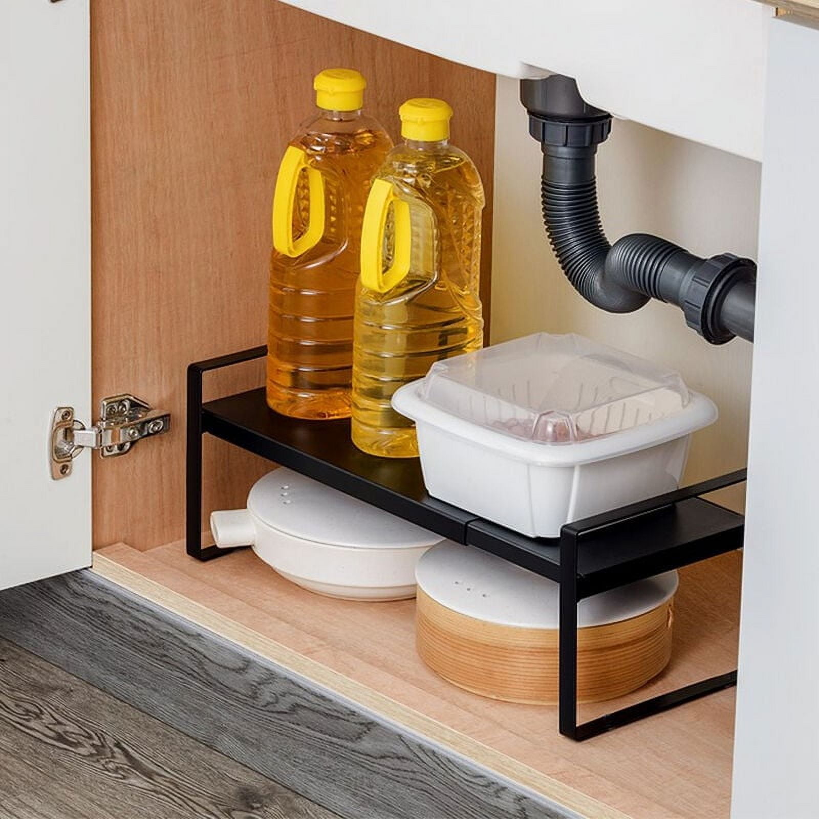 Expandable Plate And Dish Rack, Space Saving Kitchen Shelves, Kitchen ...