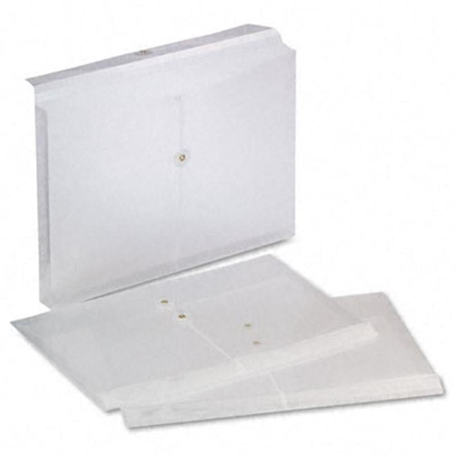 Expandable Poly String & Button Booklet Envelope 14 1/2 x 9 Blue 3 Pack ...