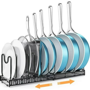 WERSEON Pots and Pans Organizer, Stainless Steel Pots Organizer Rack ...