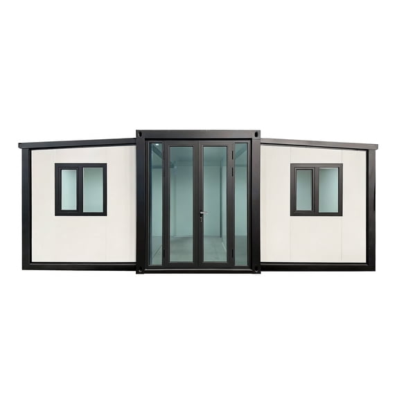 Expandable Prefab Home 19ft x 20ft Portable Tiny Home with Insulated ...