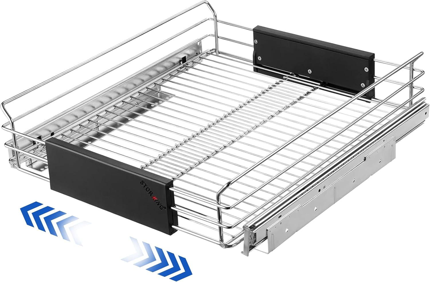 Expandable Pull Out Cabinet Organizer, Slide Out Drawers for Kitchen ...