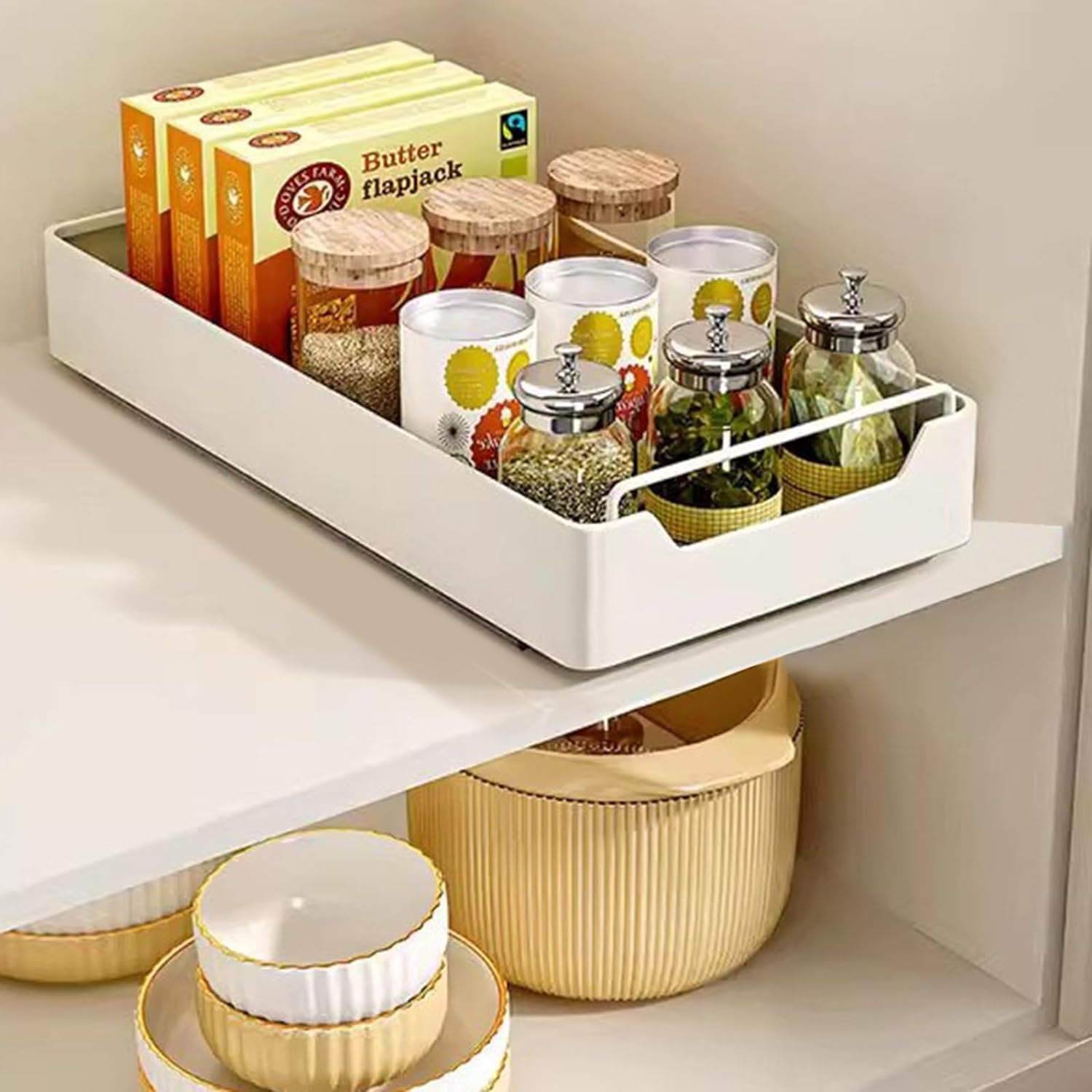Vulaop Expandable Pull-Out Kitchen Pantry Cabinet Storage - Walmart.com