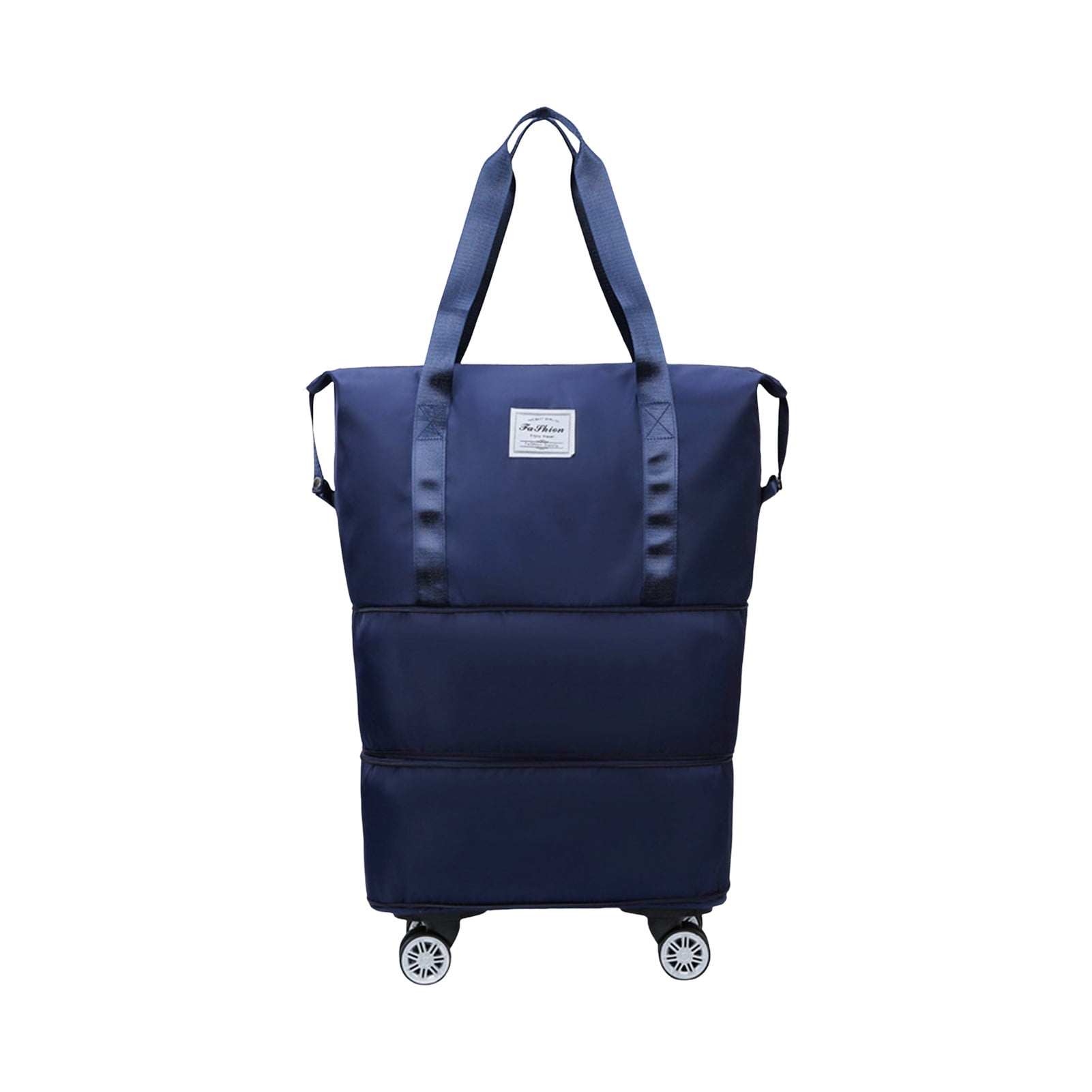 Expandable Rolling Duffle Bag with Wheels Foldable Travel Bag Large ...