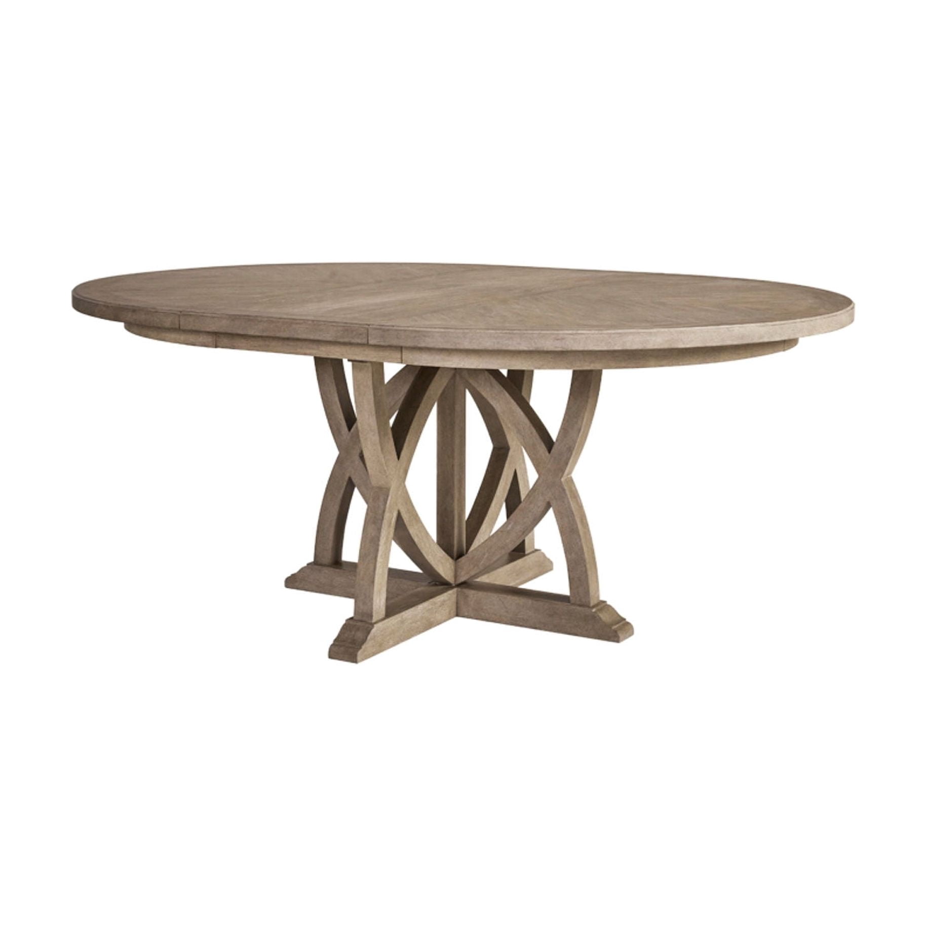 Expandable Round Dining Table, 71.5