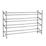 Simplify 10 Tier 50 Pair Shoe Organizer Rack in Black - Walmart.com
