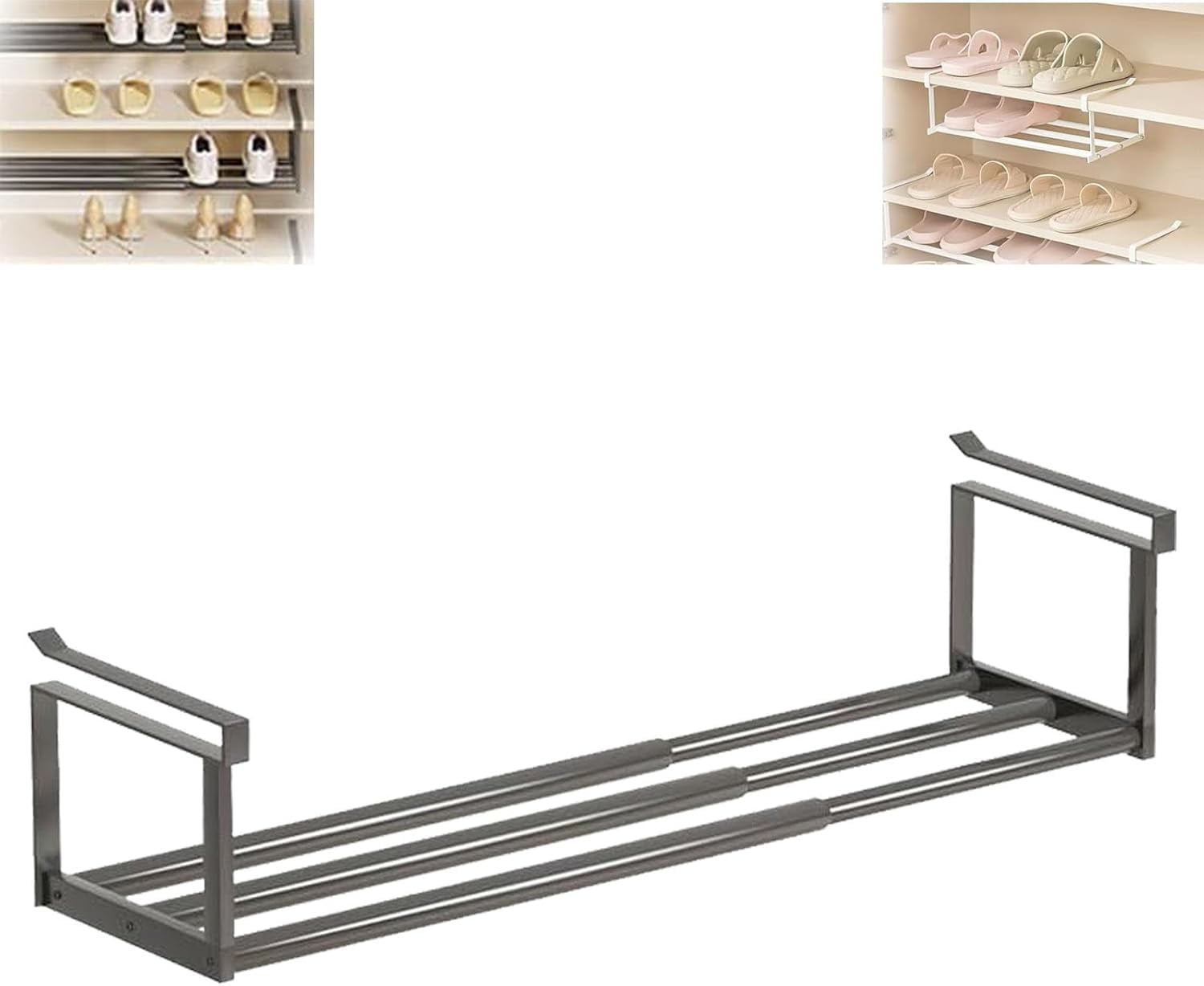 Expandable Shoes Organizer for Organization and Storage,Slimdescent ...
