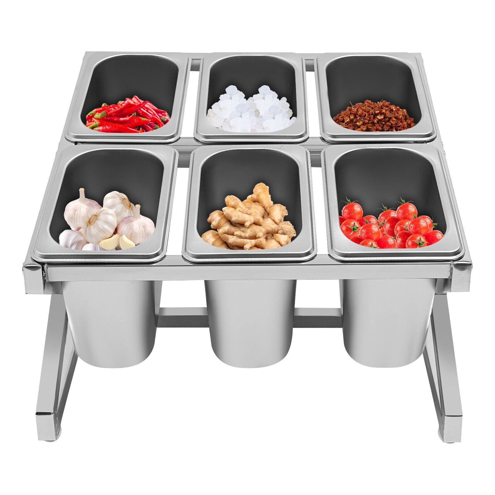 Expandable Spice Rack, Countertop Inclined Spice Rack Set, Condiment ...