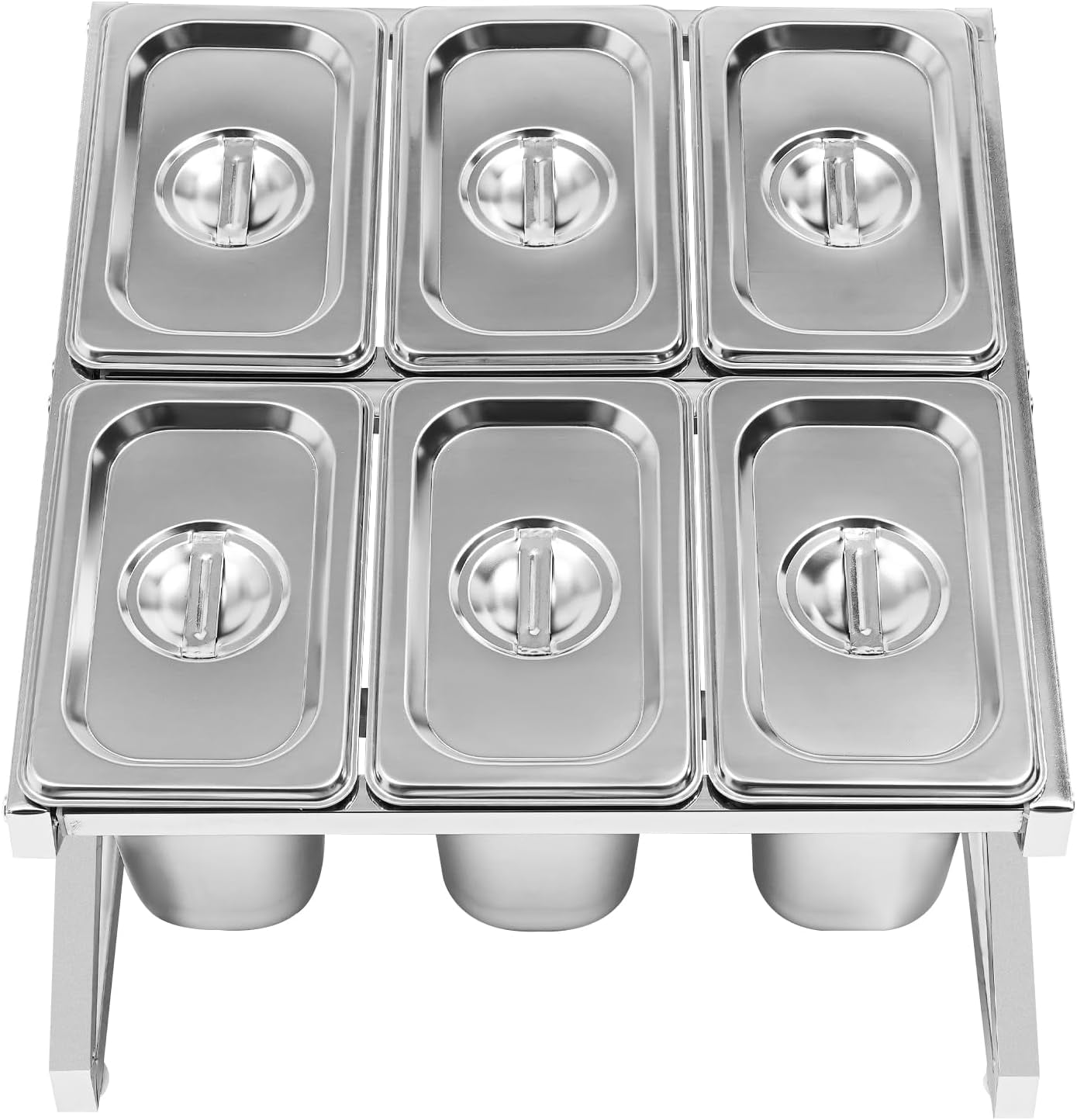 Expandable Stainless Steel Spice Rack Shelf, Spice Rack Set with 6 1/9 ...