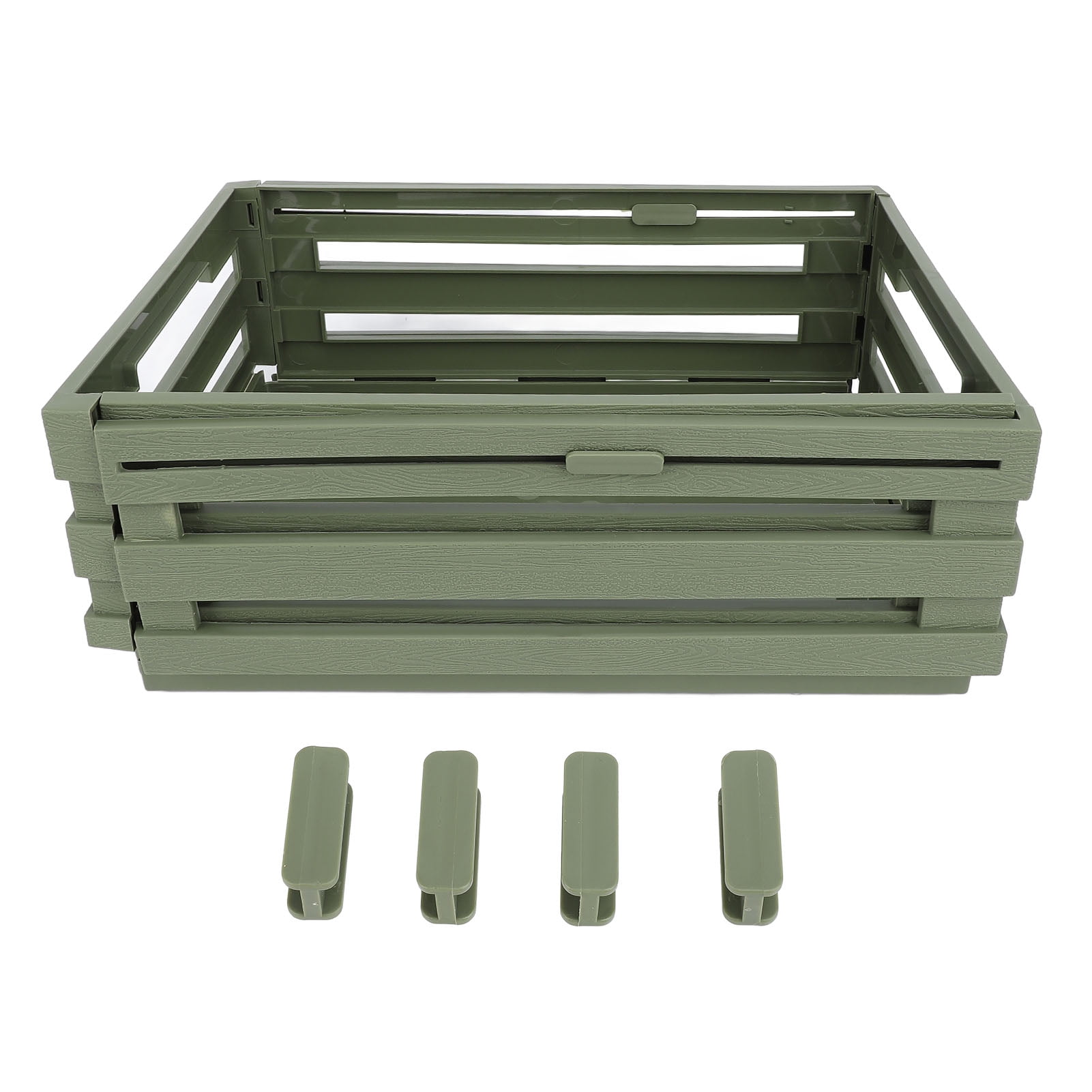 Expandable Storage Box, Compact, Stackable PP Container For Home Office ...