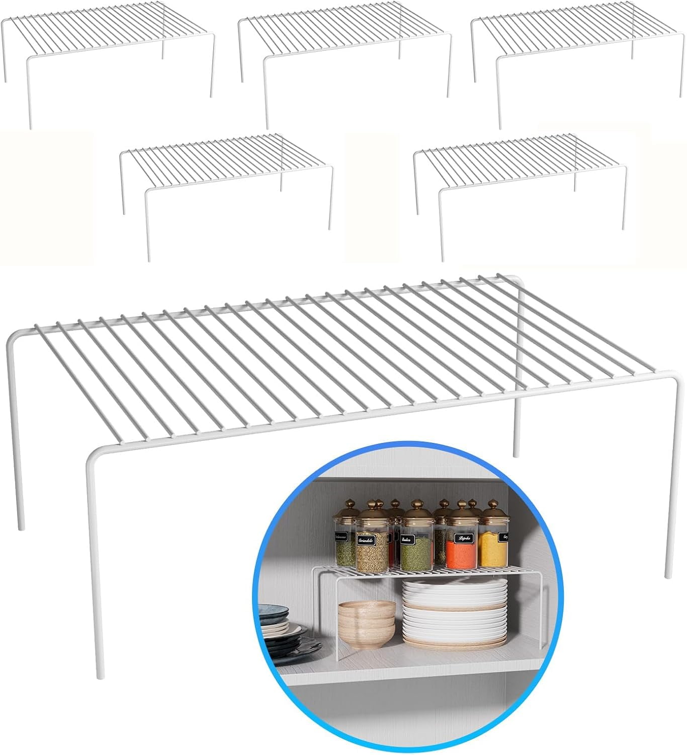 Expandable Storage Shelf, Pantry Organizers and Storage, Adjustable ...