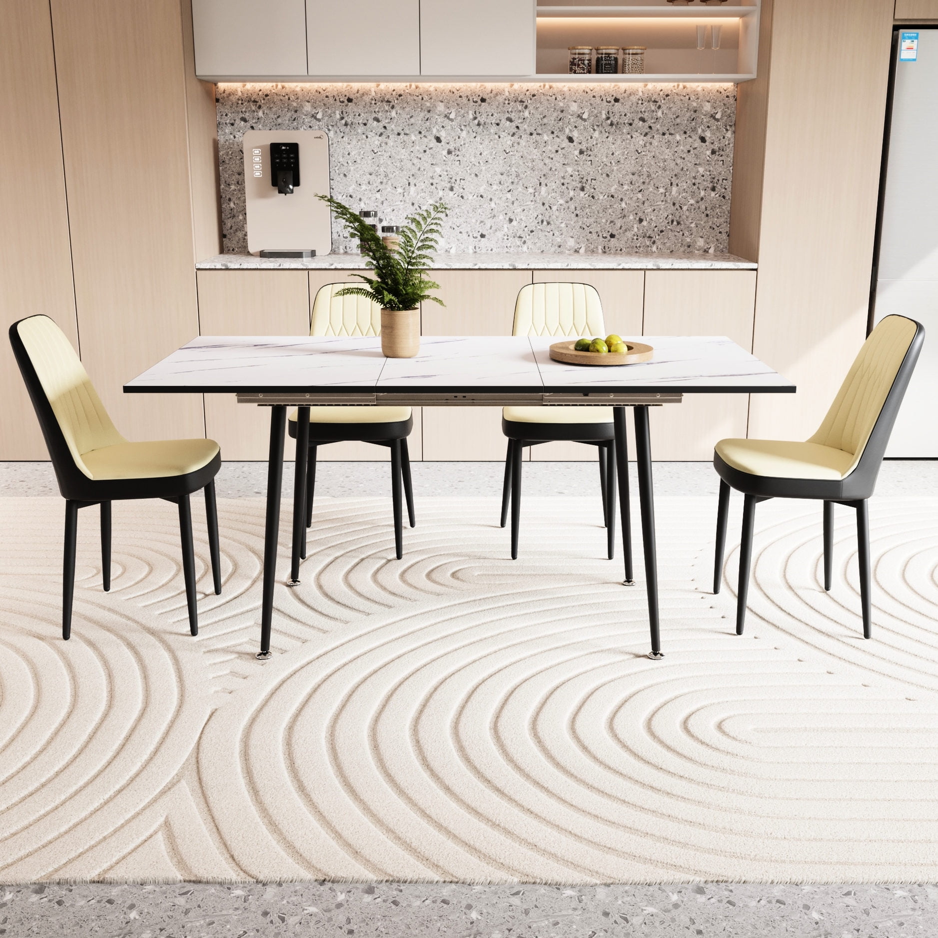 Expandable Table and Chair Combo | For Kitchen or Dining Room ...