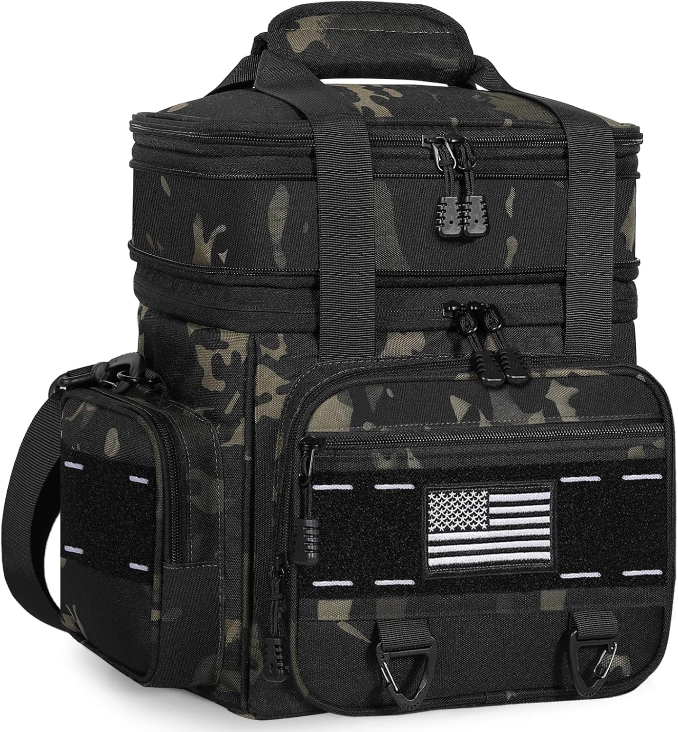 Expandable Tactical Lunch Box, Insulated Lunch Cooler Bag Heavy Duty ...