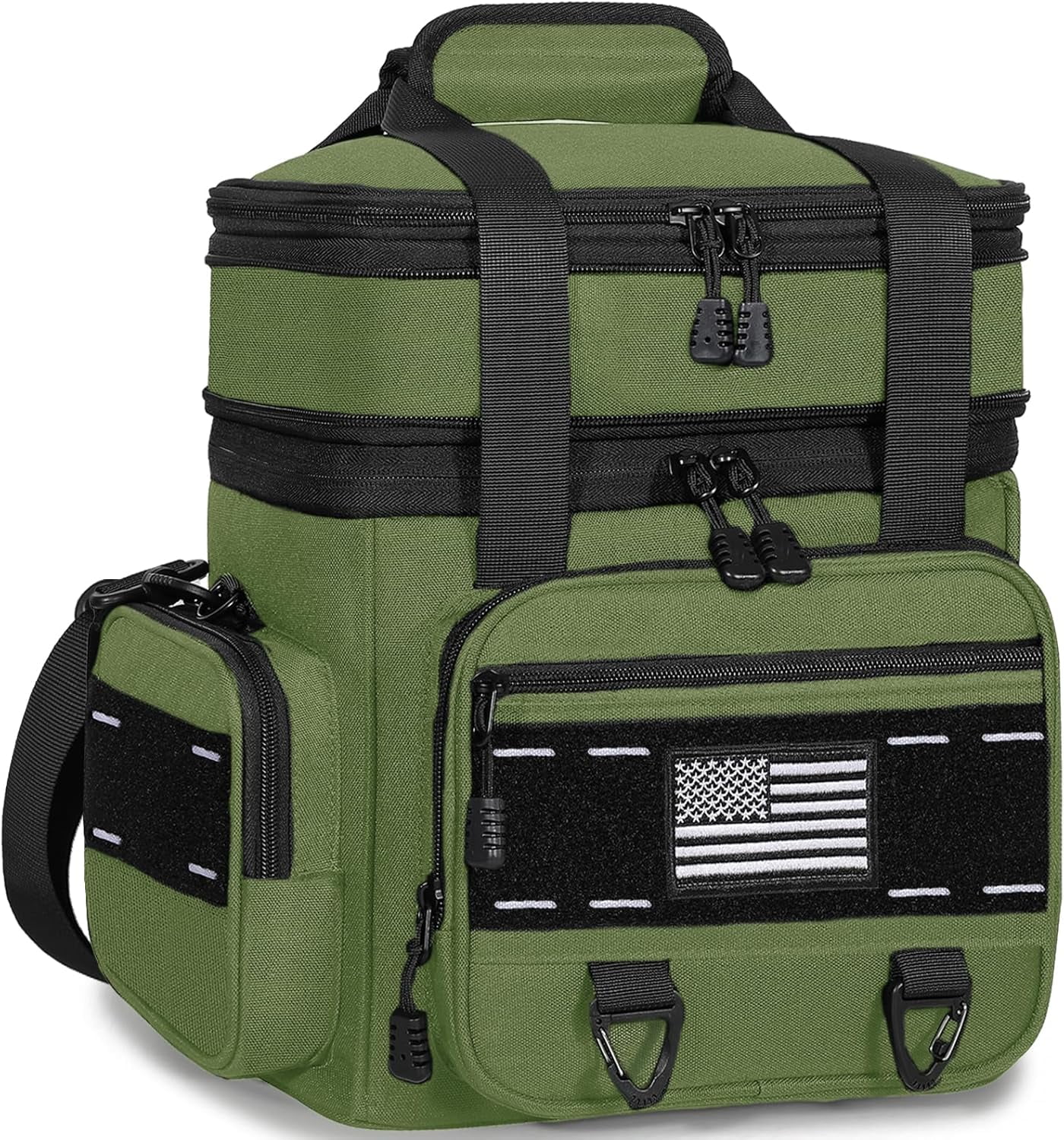 Expandable Tactical Lunch Box, Large Insulated Lunch Cooler Bag Heavy ...