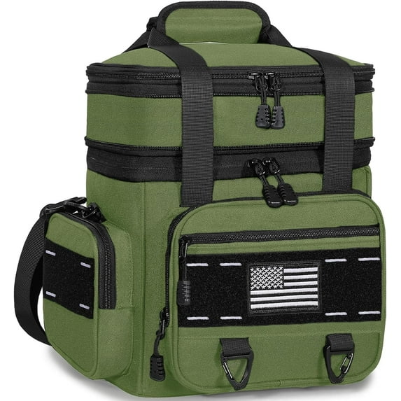Expandable Tactical Lunch Box, Large Insulated Lunch Cooler Bag Heavy ...