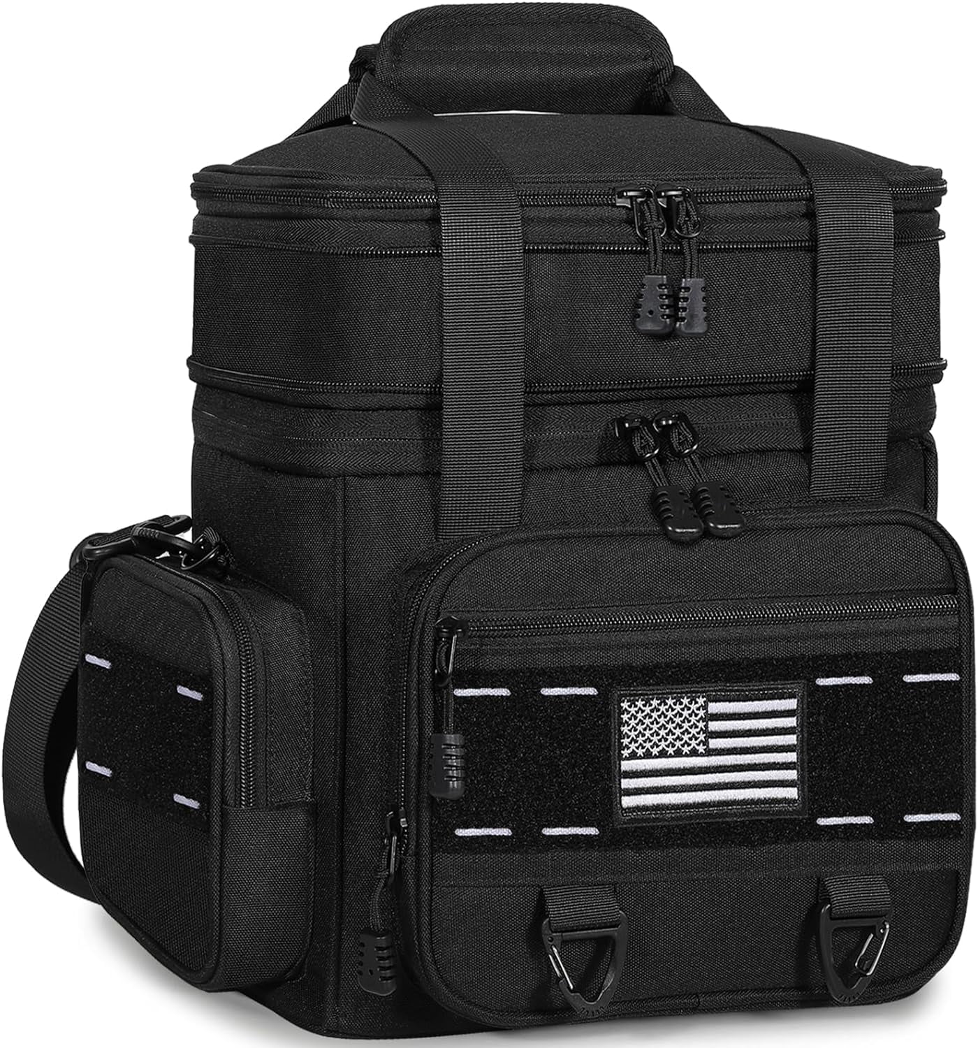 Expandable Tactical Lunch Box, Large Insulated Lunch Cooler Bag Heavy ...