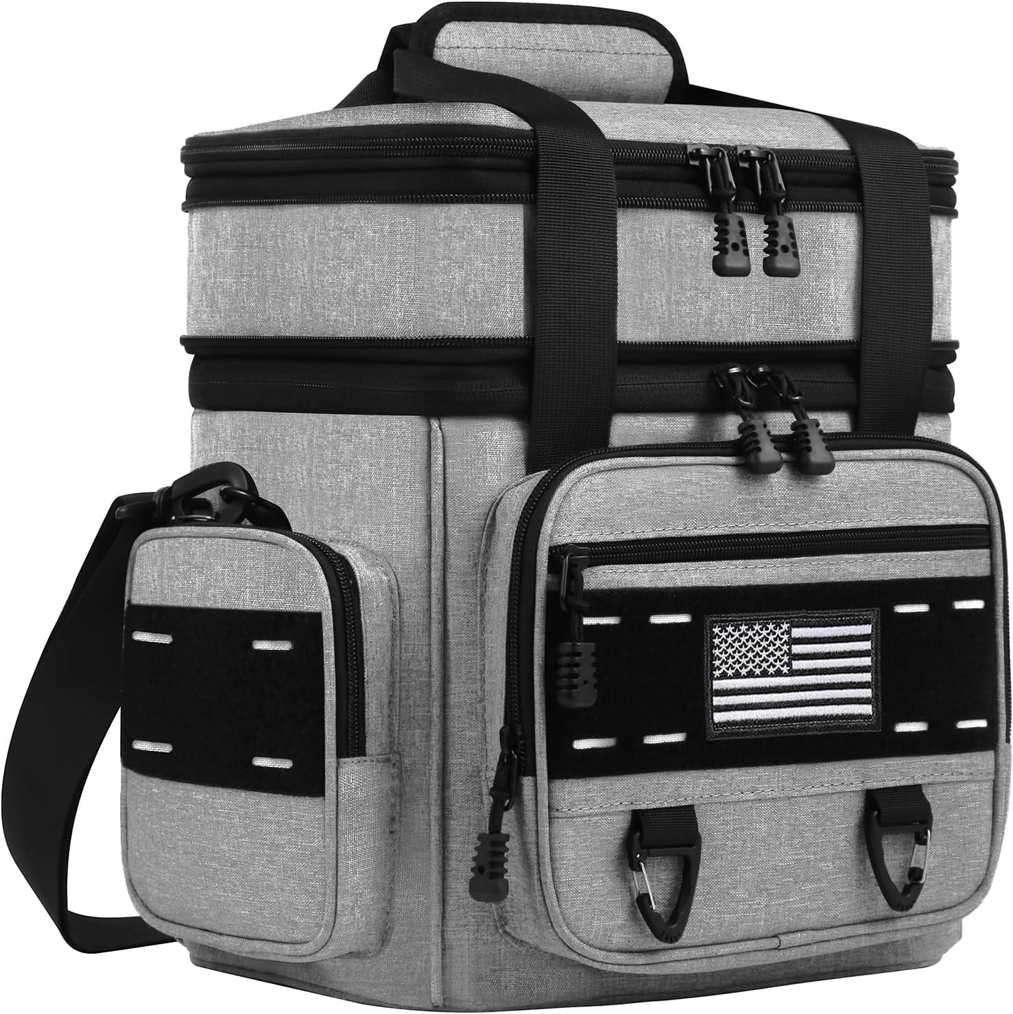 Expandable Tactical Lunch Box, Large Insulated Lunch Cooler Bag Heavy ...