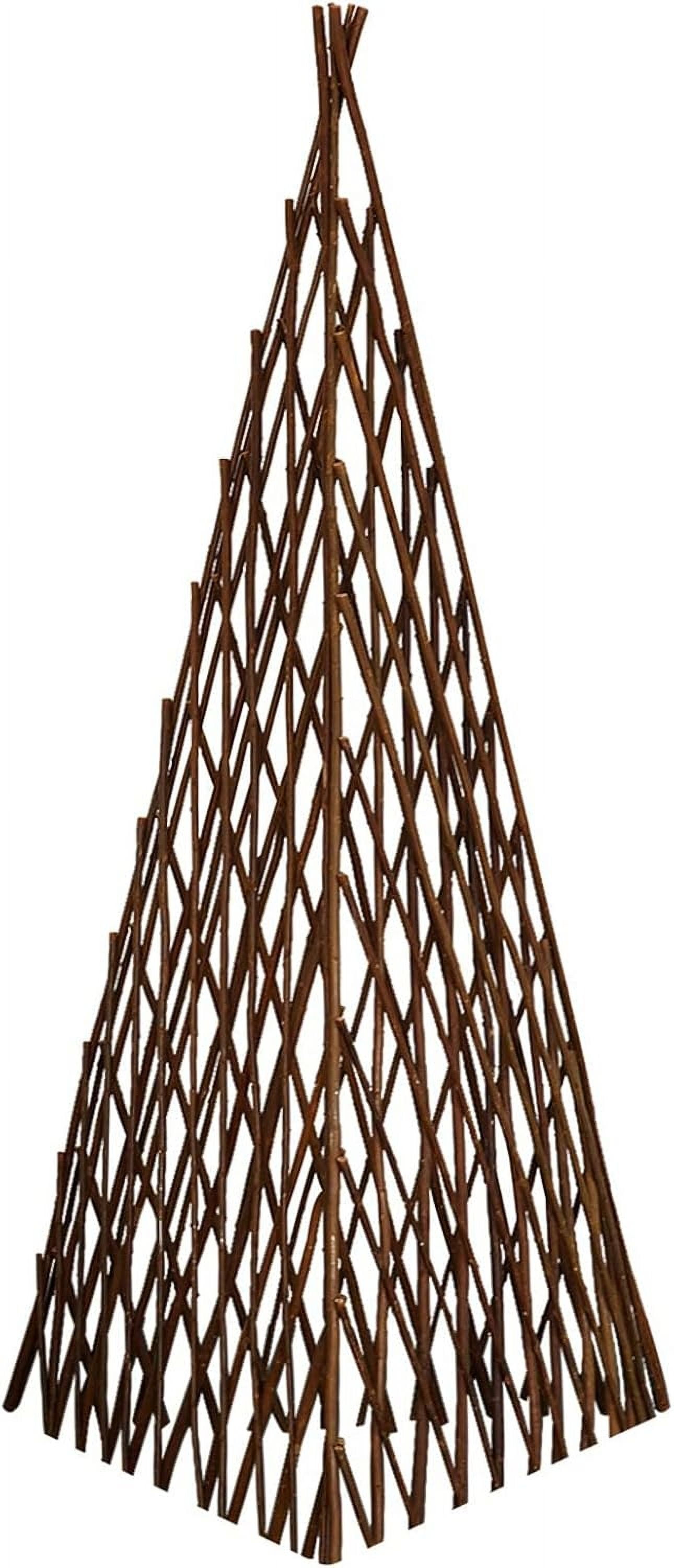 Expandable Teepee Willow Fence,Teepee Trellis Pyramid Plant Climbing ...