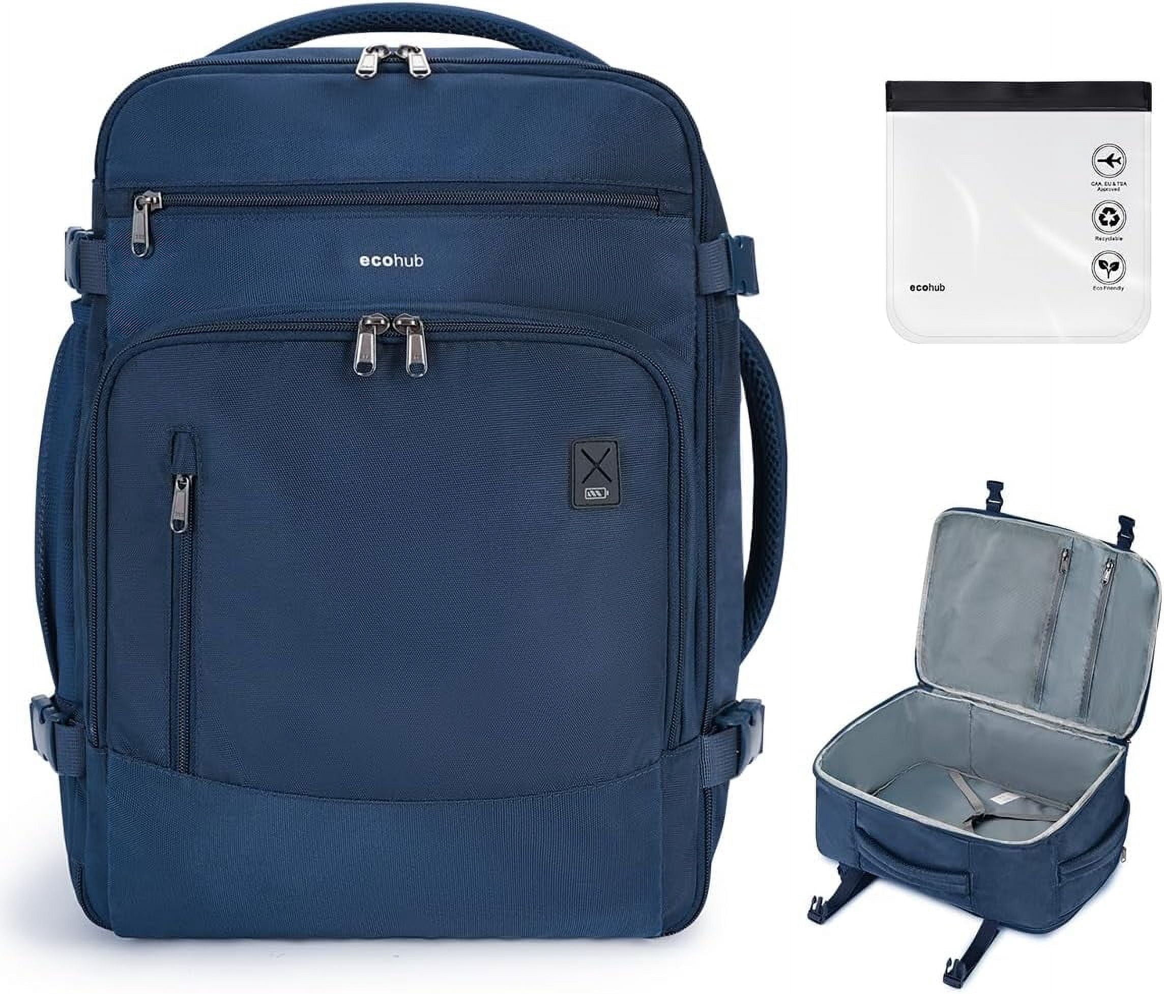 Expandable Travel Backpack with USB Port for Men, 18x14x8 Spirit ...