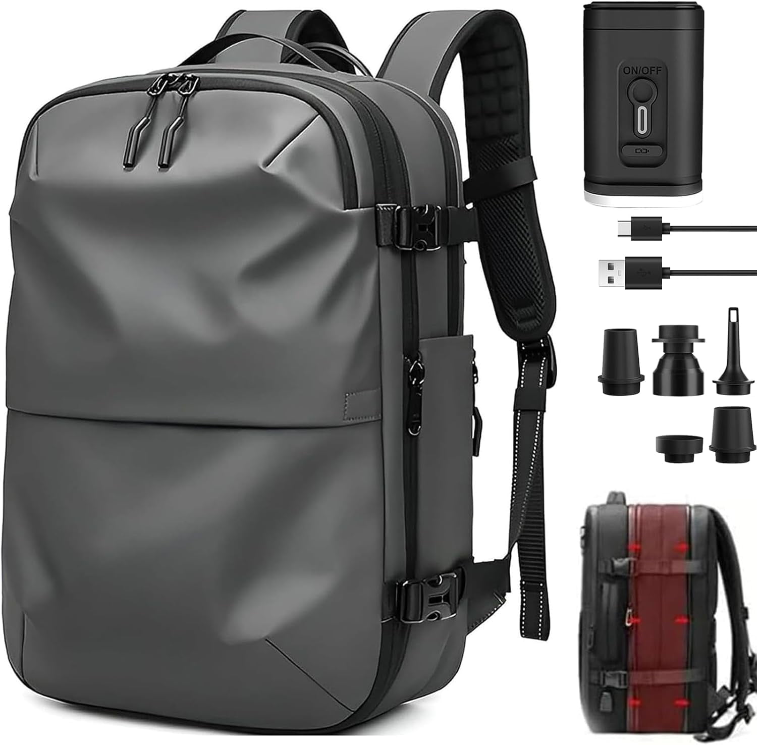 Expandable Vacpack Backpack,Vac Pack Backpack, alepeak vacuum backpack ...