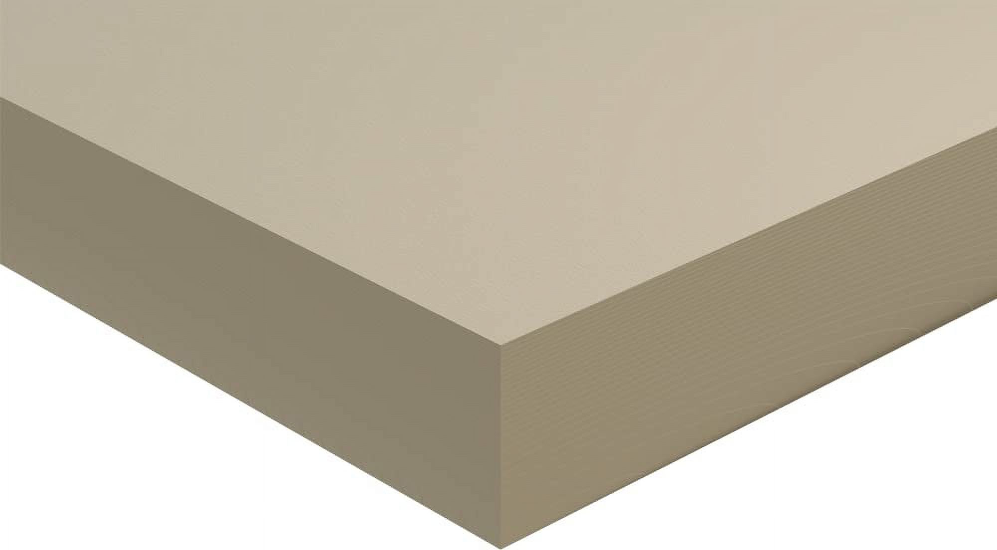 Expanded PVC Foam Board, Beige, 1/8" (0.125", 3MM) Thick, 36" W x 36" L ...