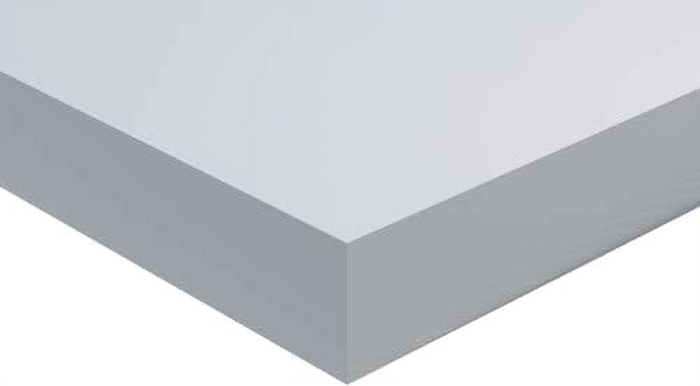 Expanded PVC Foam Board, White, 1/25" (0.04", 1 MM) Thick, 12" W x 48 ...