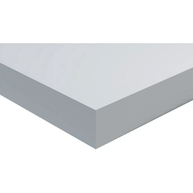 Expanded PVC Foam Board, White, 1/8" (0.125", 3MM) Thick, 24" W x 24" L ...