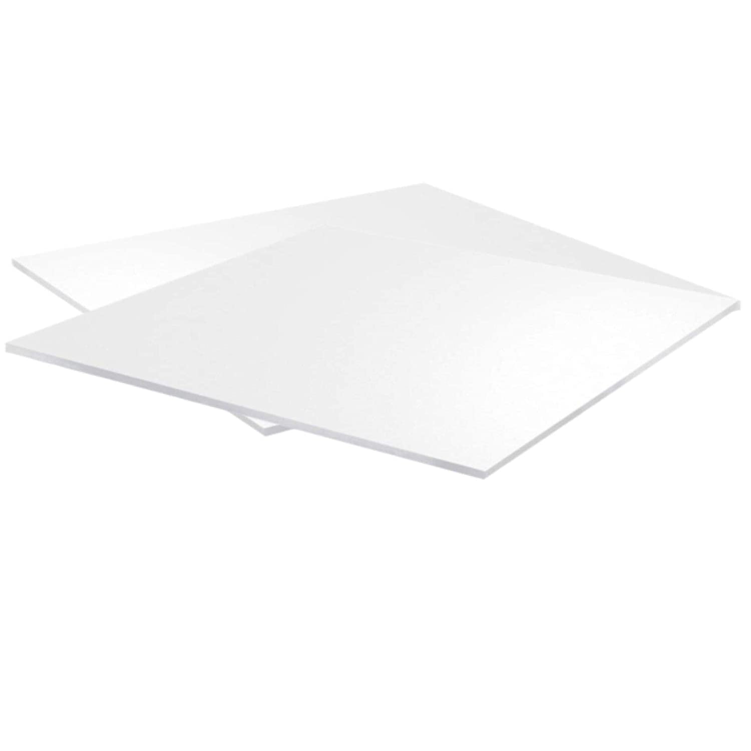 Expanded PVC Sheet – 2 Pack – Lightweight Rigid Foam – 6mm (1/4 inch ...